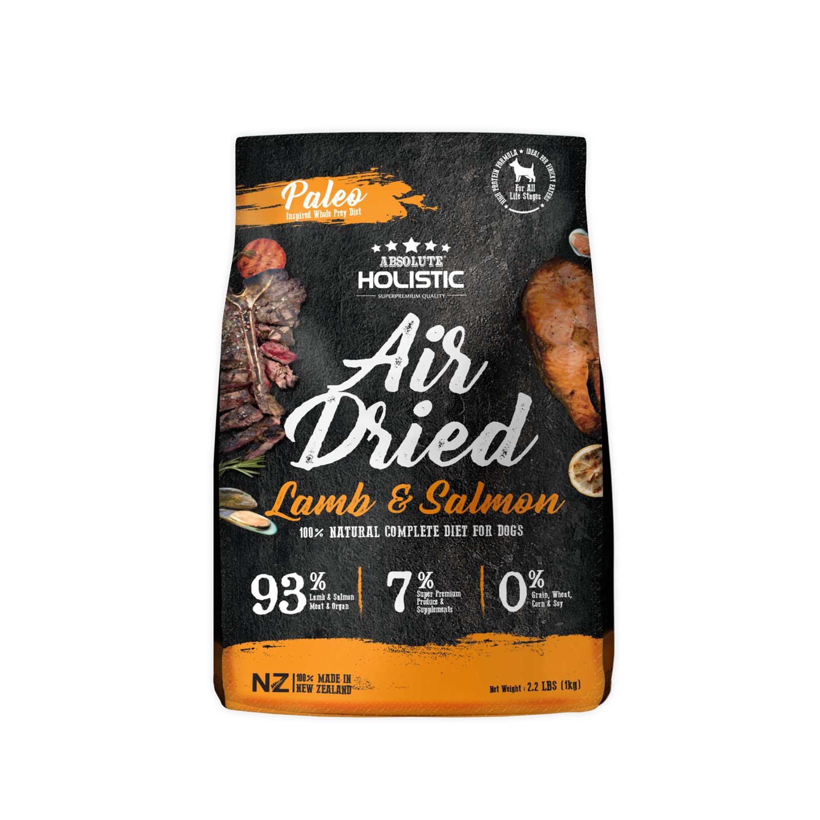 Absolute Holistic Air Dried Dog Food - Lamb And Salmon | NTUC FairPrice