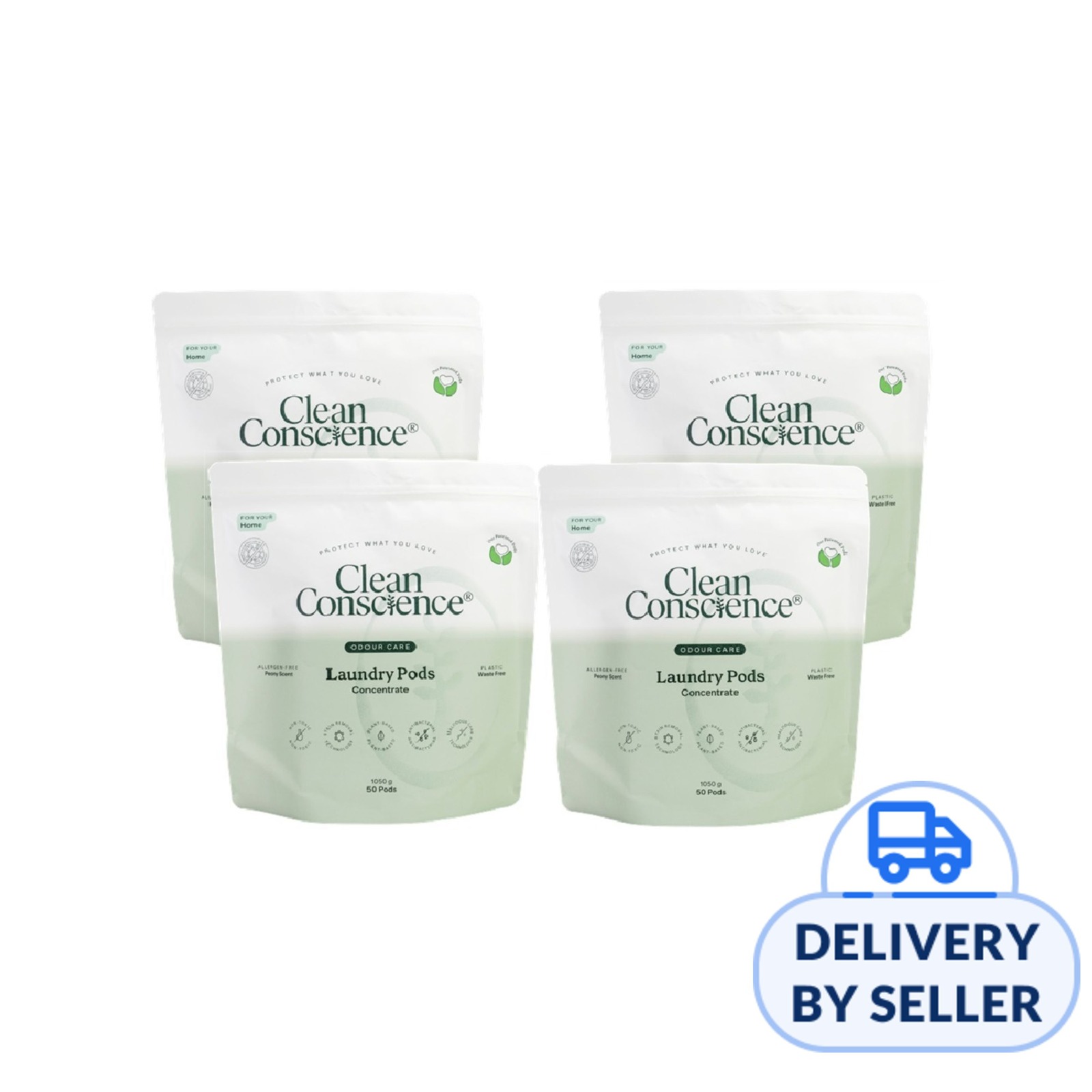 Clean Conscience Laundry Pods 5in1 Odour Care (200 Pods) | NTUC FairPrice