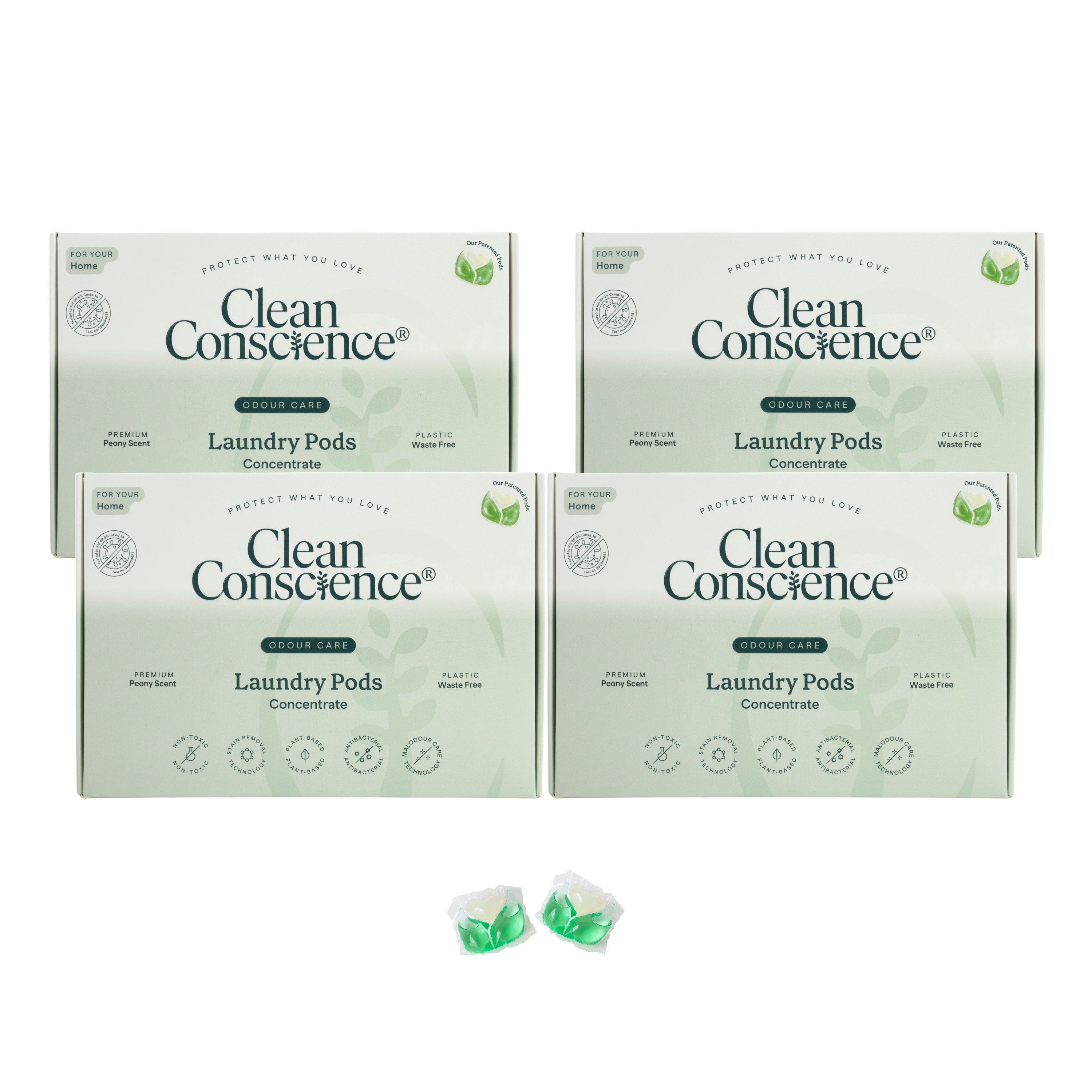 Clean Conscience Laundry Pods 5in1 Odour Care (80 Pods) | NTUC FairPrice