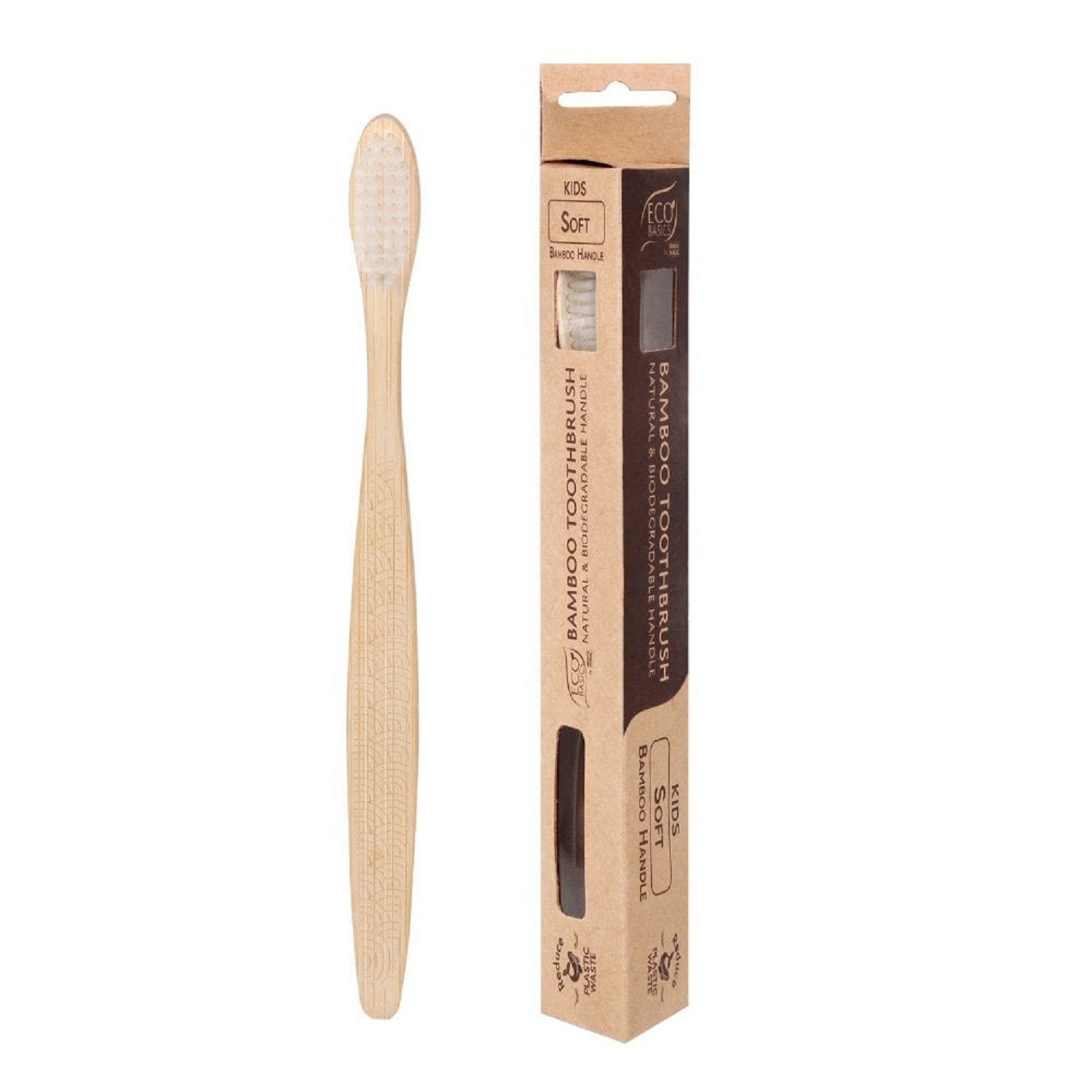 White Magic Eco Basics Bamboo Soft Toothbrush - Kids | NTUC FairPrice