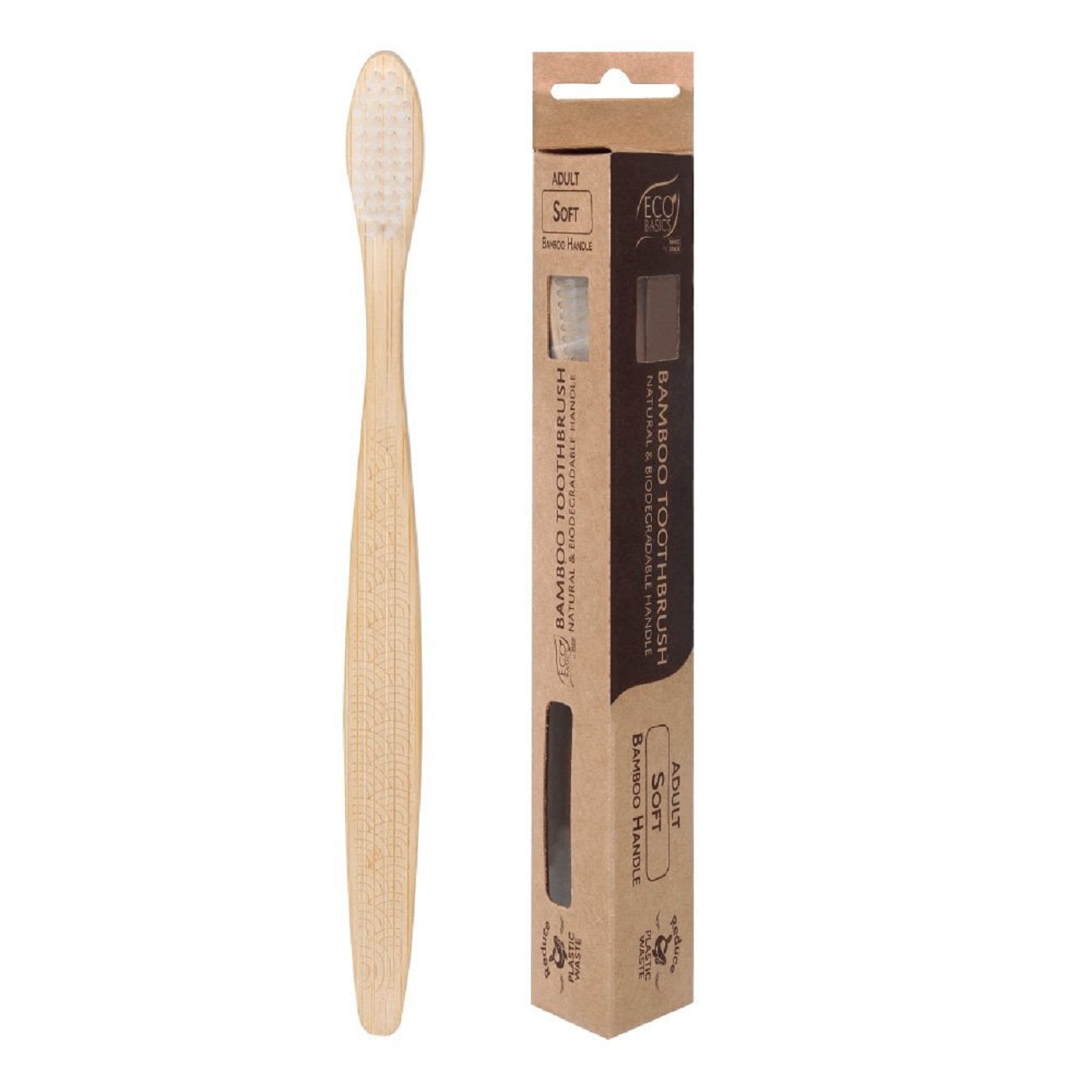 White Magic Eco Basics Bamboo Soft Toothbrush - Adult | NTUC FairPrice