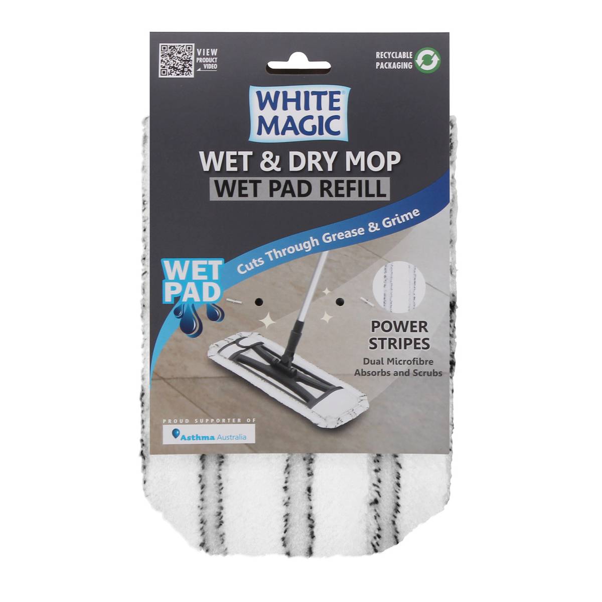White Magic Wet & Dry Mop - Wet Pad Refill | NTUC FairPrice