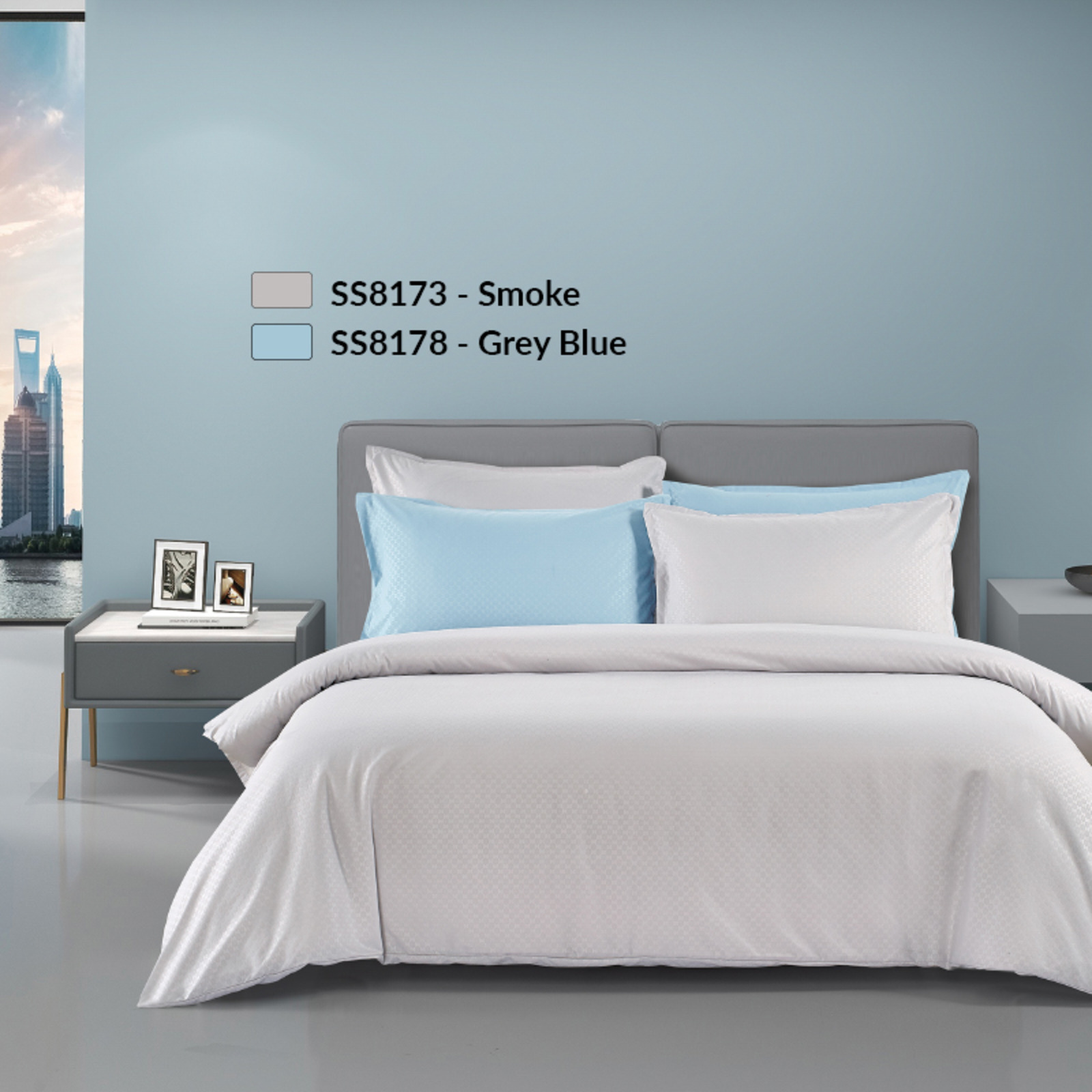 Epitex SS8178 Silkysoft Lite Solid Bedset - Queen | NTUC FairPrice