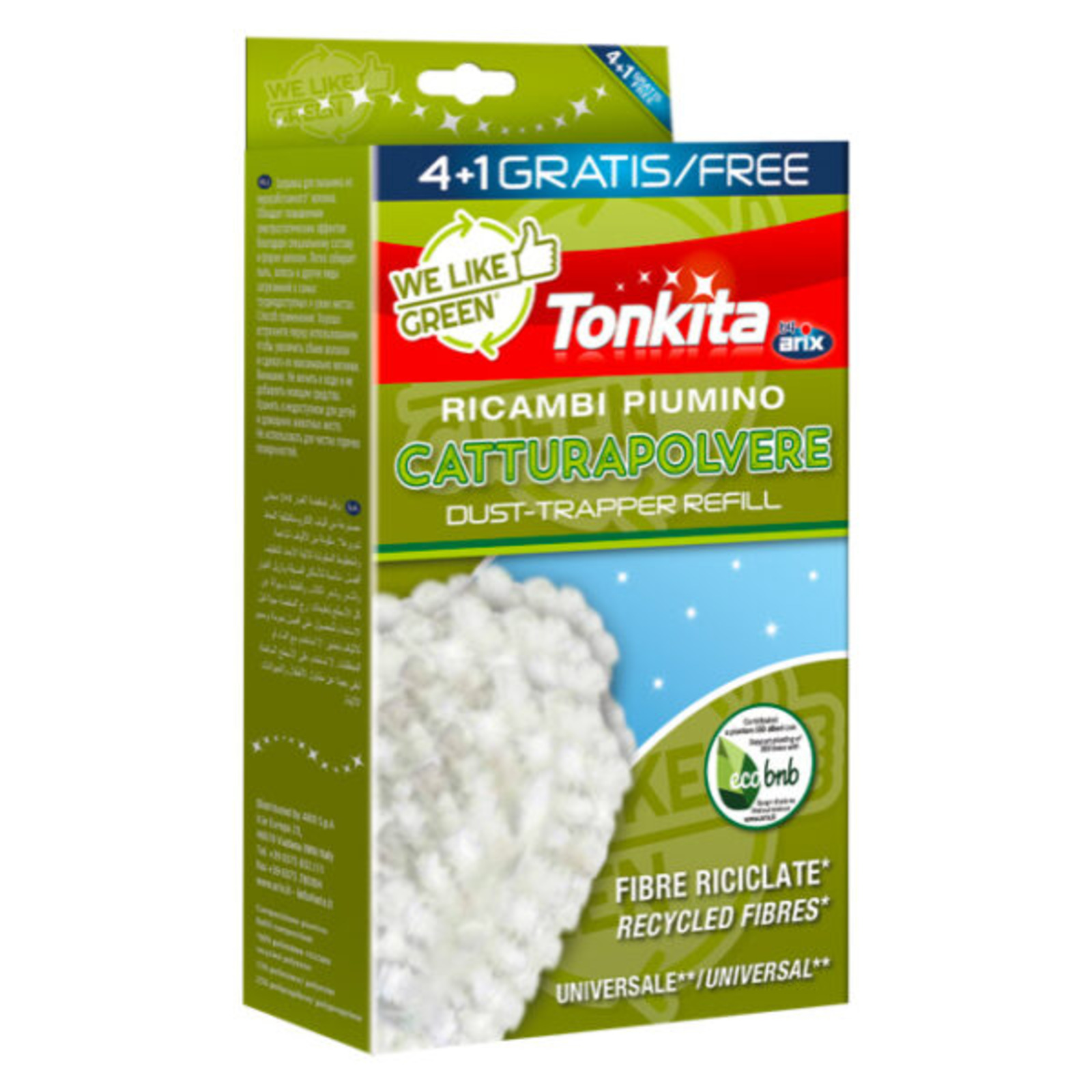 Arix Tonkita We Like Green - Dust-Trapper Refill 4+1 free | NTUC FairPrice