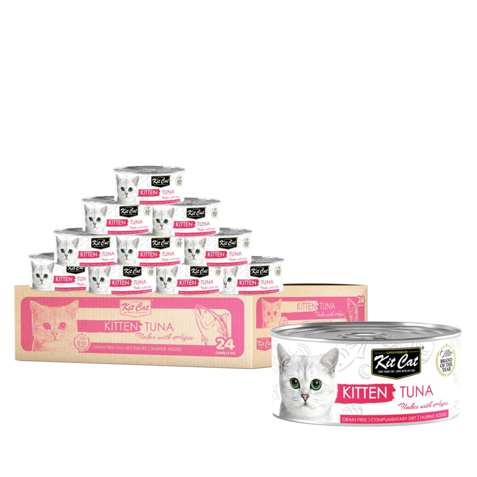 Kit Cat Kitten Tuna Flakes For Cats (CTN) | NTUC FairPrice