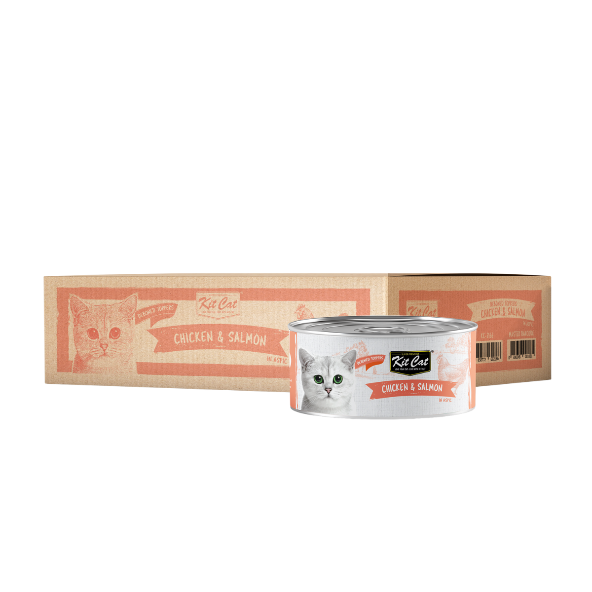 Kit Cat Toppers For Cats - Deboned Chicken and Salmon | NTUC FairPrice