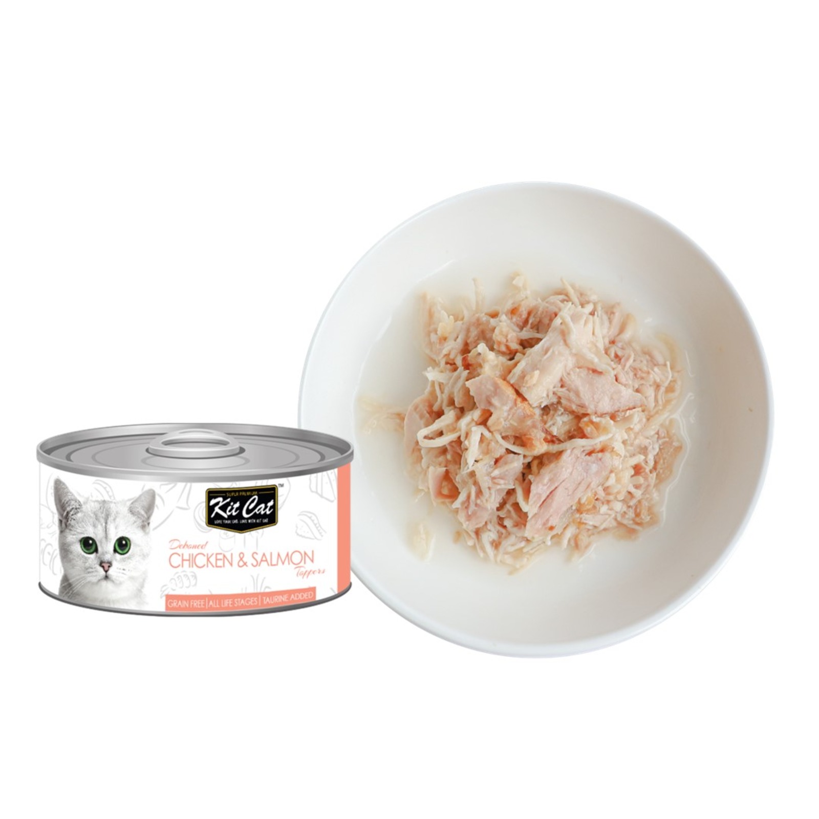 Kit Cat Toppers For Cats - Deboned Chicken & Salmon | NTUC FairPrice