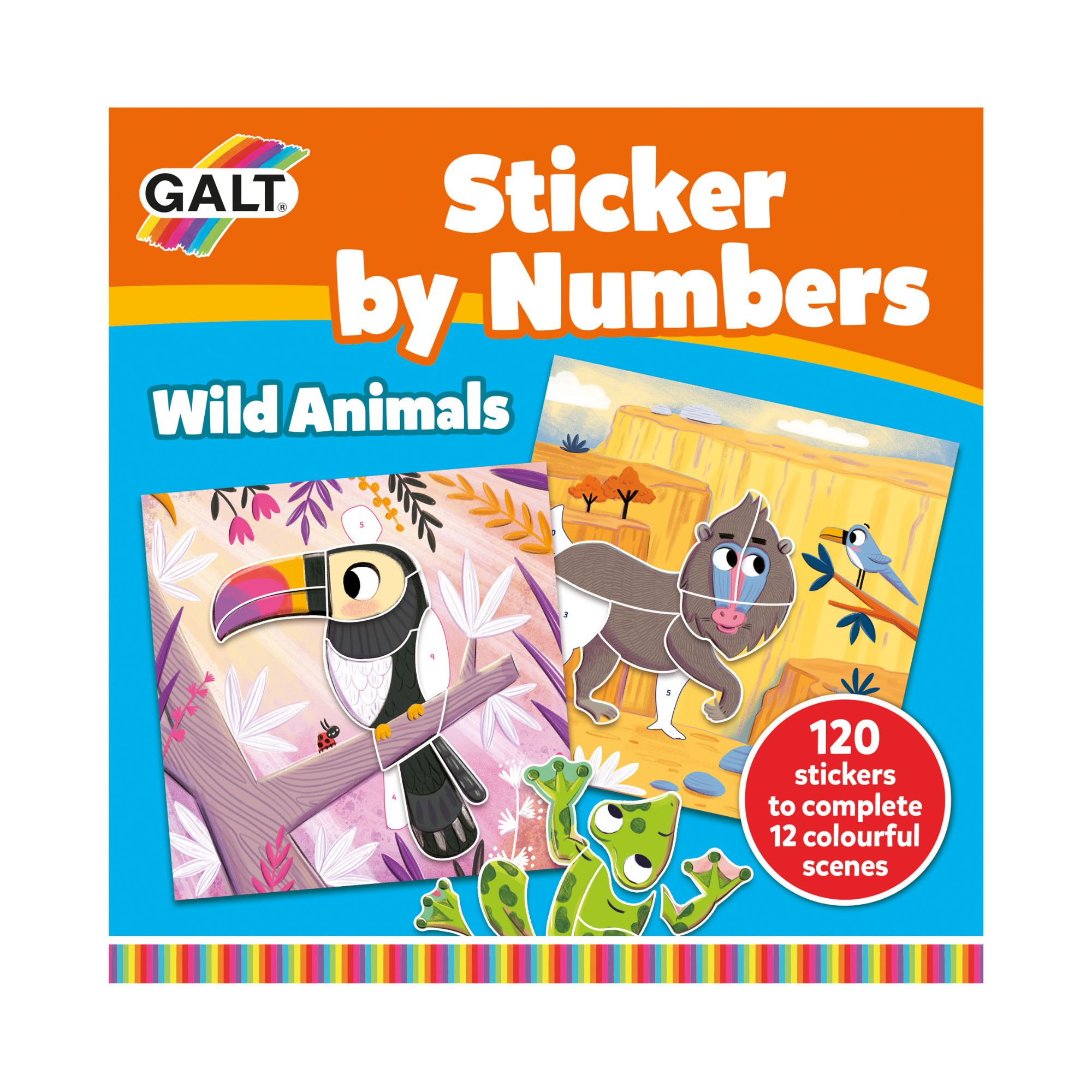 Galt Sticker By Numbers (Wild Animals) | NTUC FairPrice