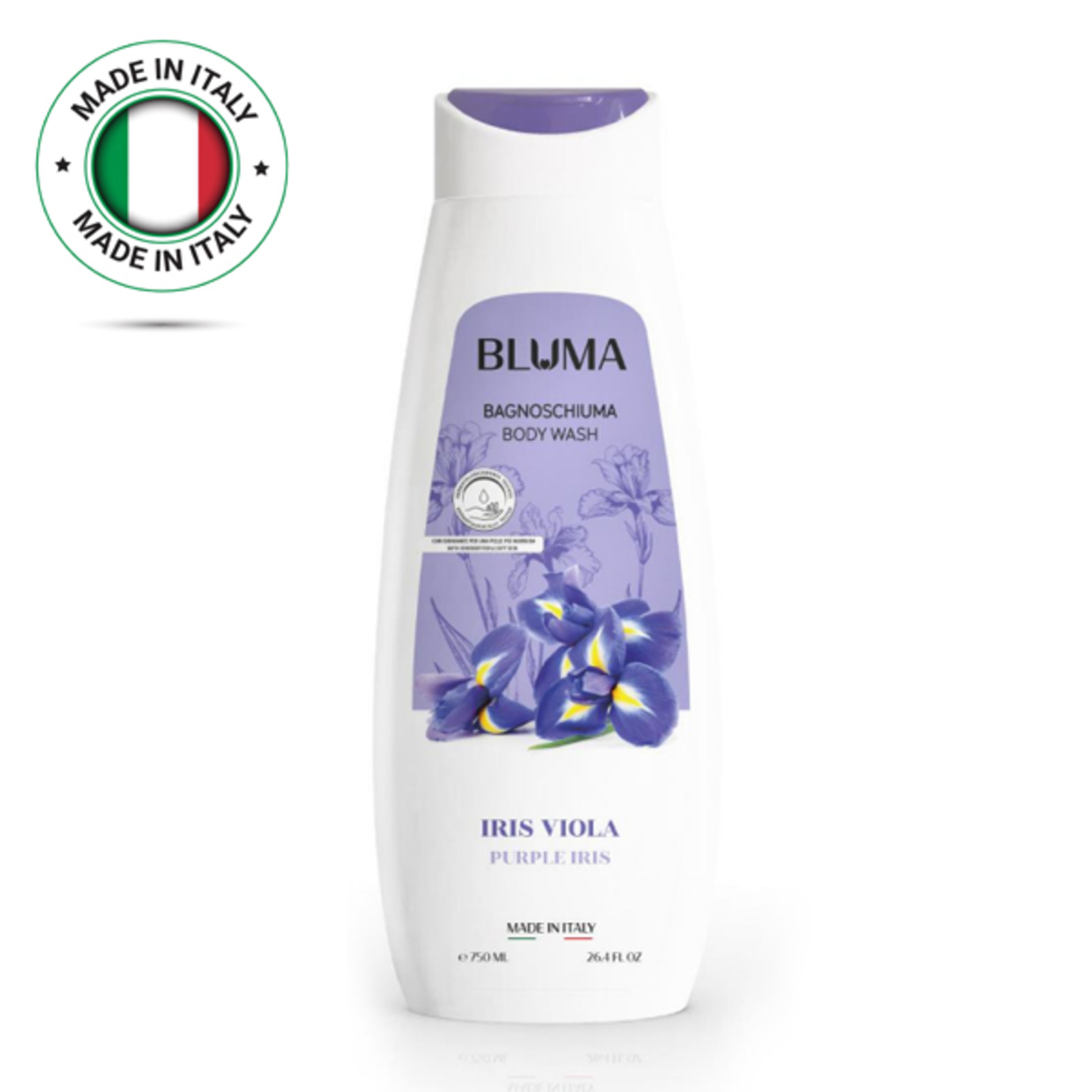 Bluma Italy Purple Iris Body Wash Moisturizing - Derma Tested | NTUC ...