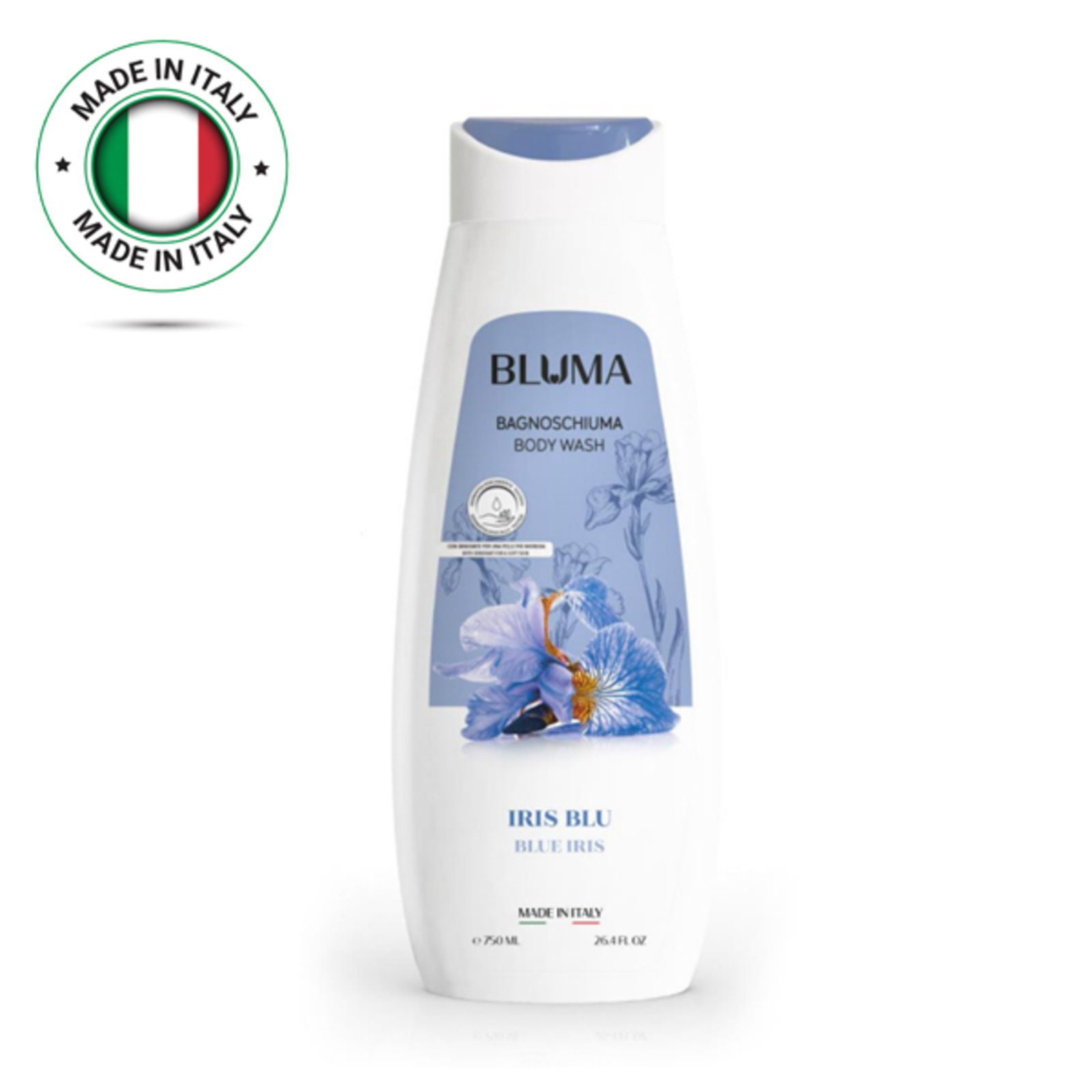 Bluma Italy Blue Iris Body Wash Moisturizing & Derma Tested | NTUC ...