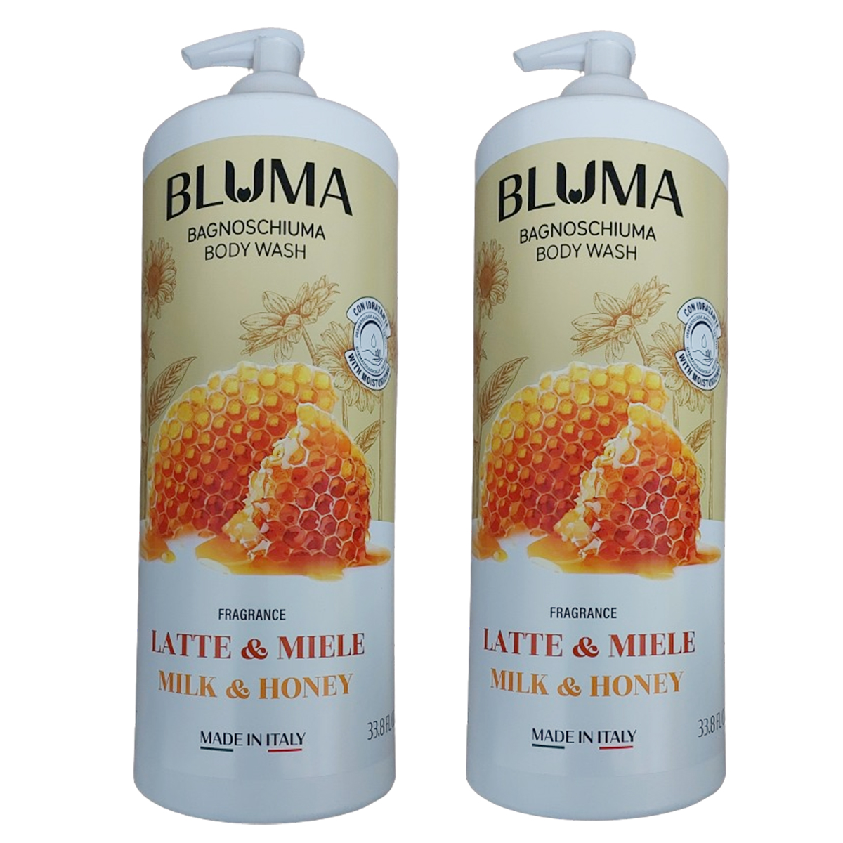 Bluma Milk & Honey - Body Wash Pump | NTUC FairPrice