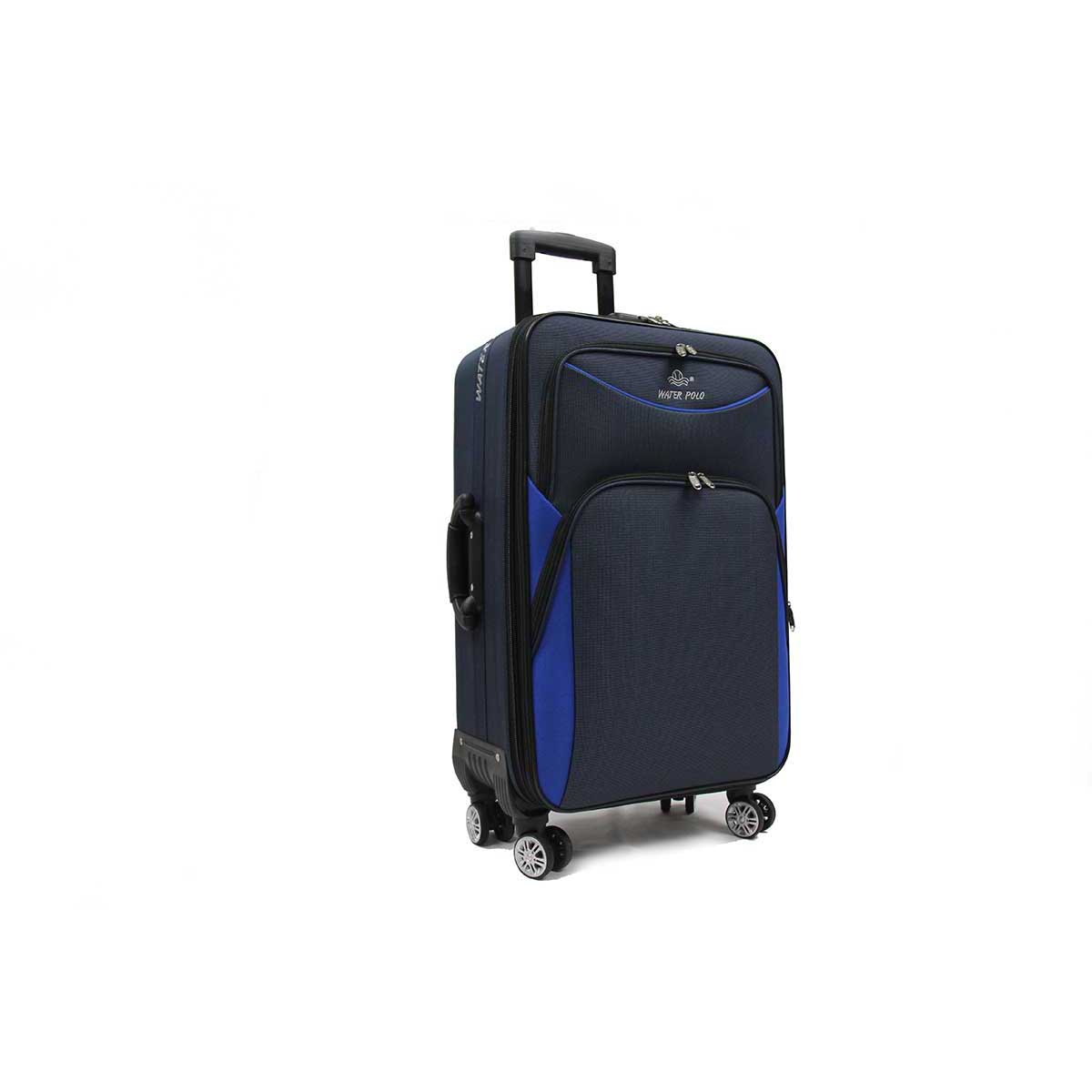 24" Softside Expandable Fabric Luggage with Wheels - Navy | NTUC FairPrice