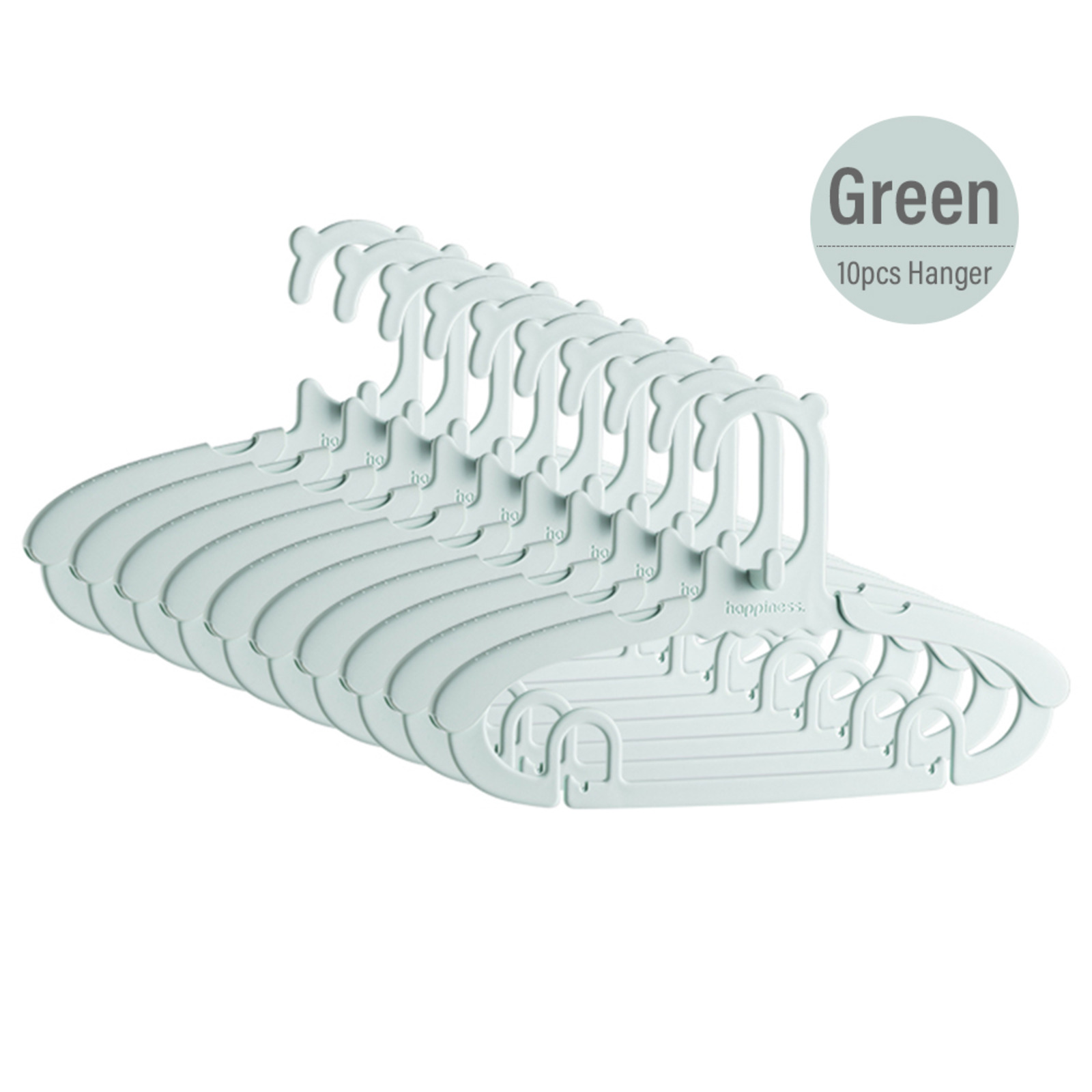 Sweet Home KL010 Kids Stackable Hanger - Green | NTUC FairPrice