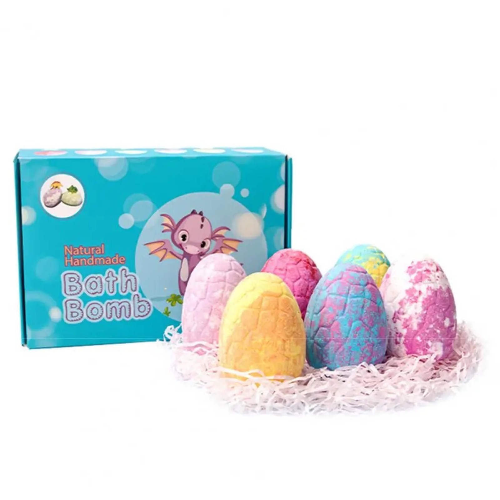 Camime Kids Dinosaur Bath Bomb Set with Surprise Toy (120gx6) | NTUC ...