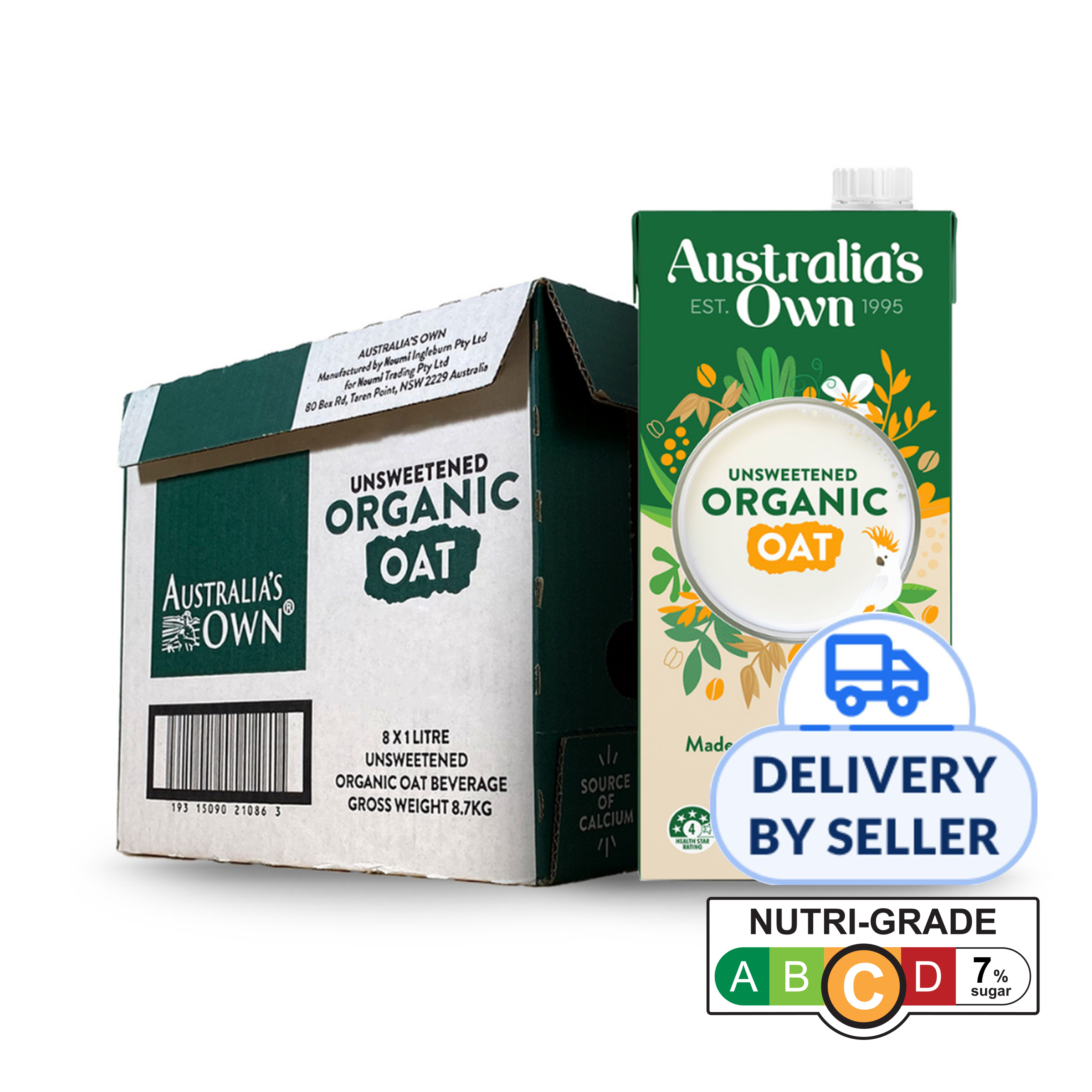 Australia's Own Organic Unsweetened Oat Milk | NTUC FairPrice