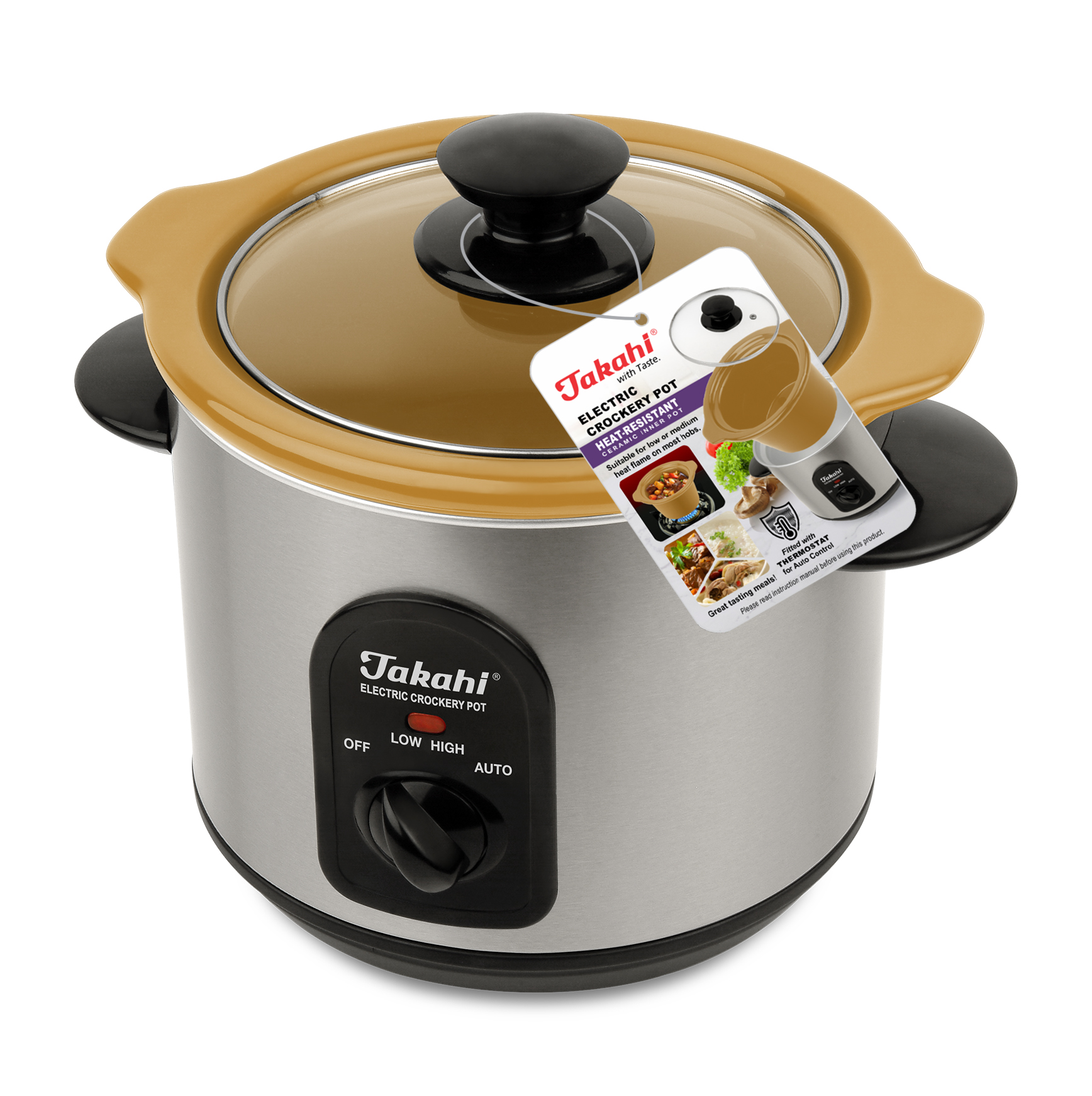 Takahi 1.5L Electric Crockery Pot/Slow Cooker 1522 Type HR-TS | NTUC ...