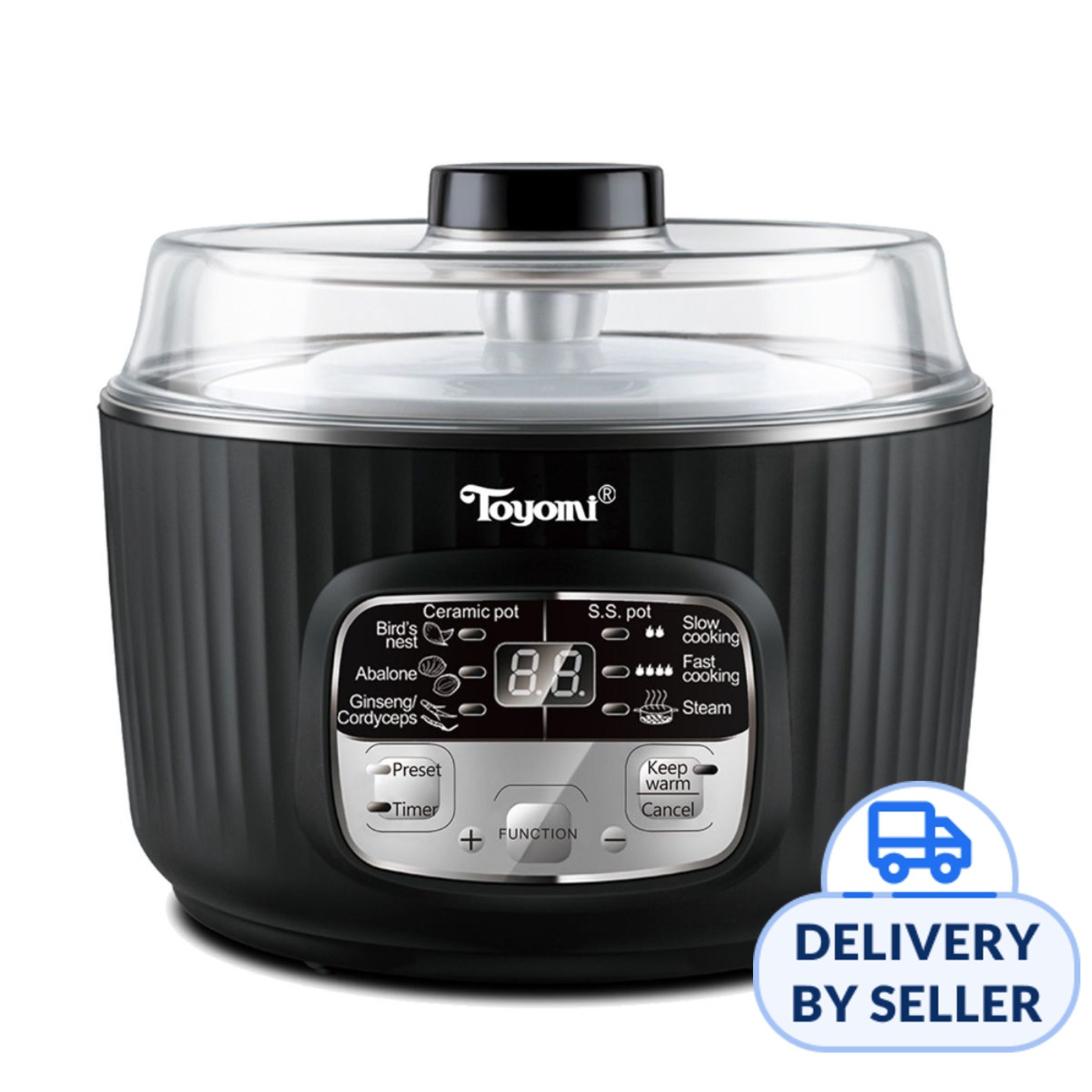 Toyomi 1.8L Double Boil Cooker 1.8L SC 1822 | NTUC FairPrice