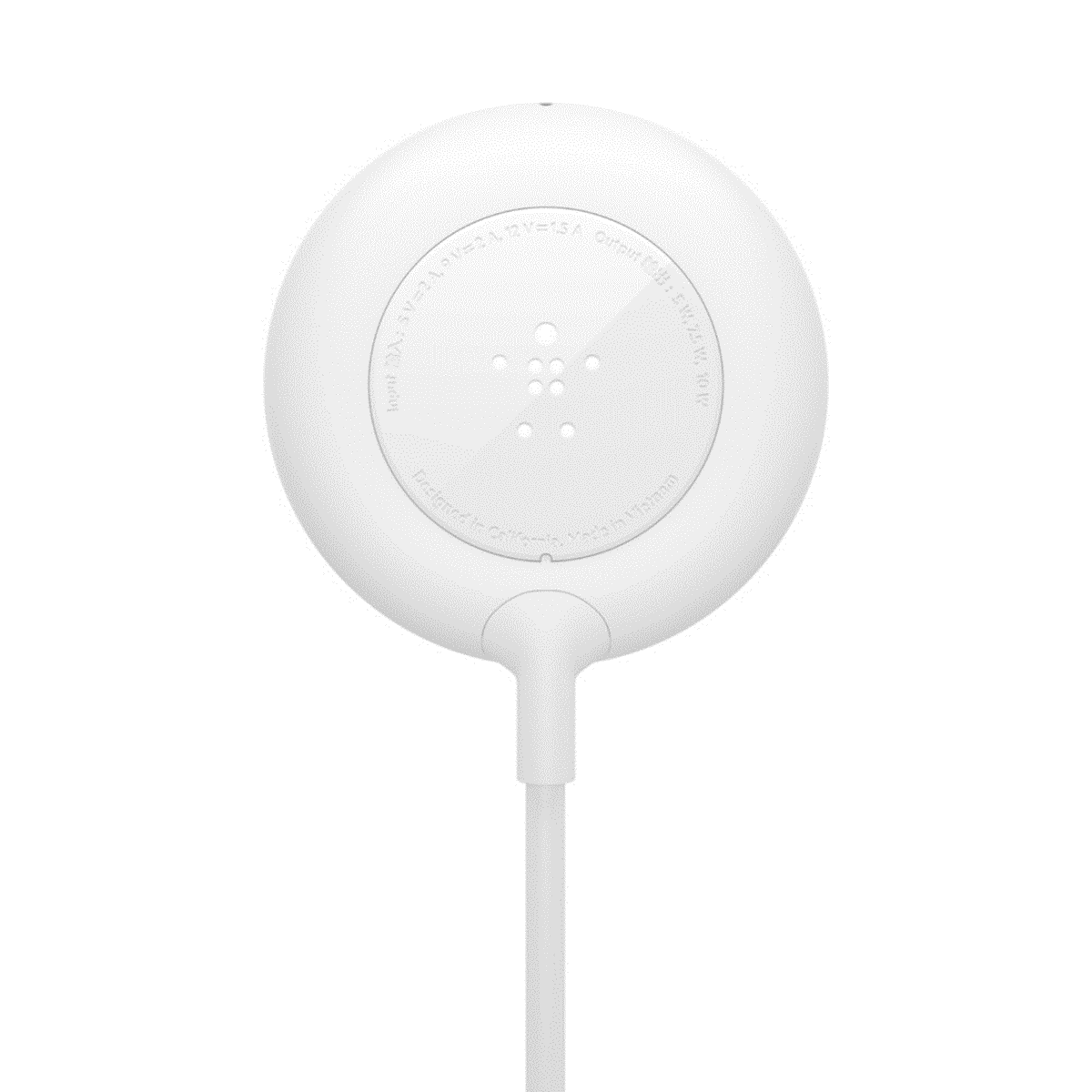 Belkin Magnetic Portable Wireless Charger Pad 7.5W White | NTUC FairPrice