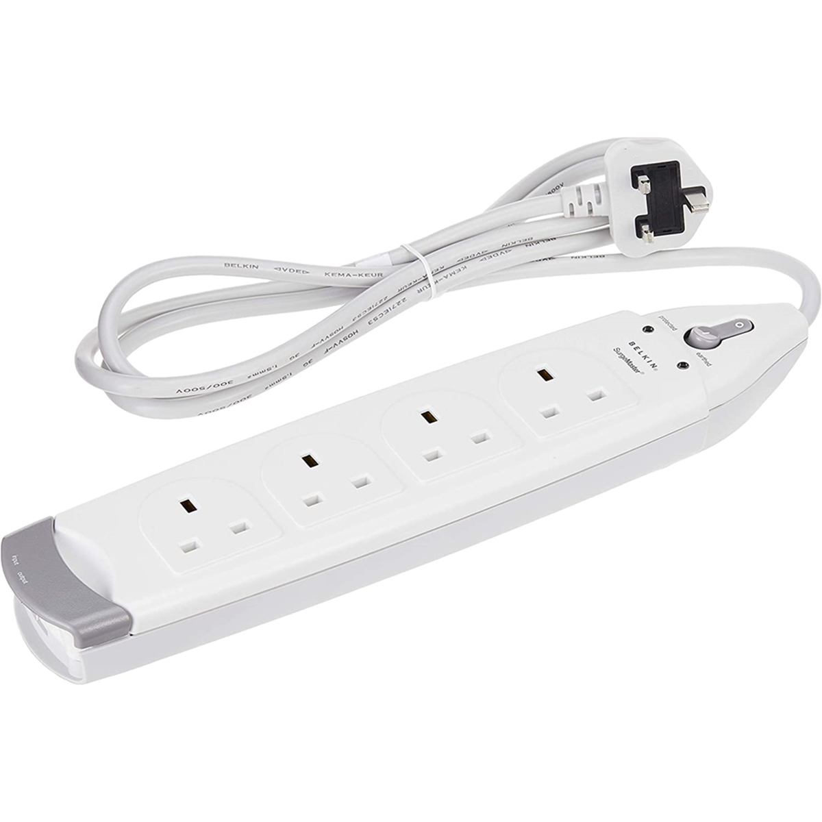 Belkin Home Series 4-Socket Surge Protector | NTUC FairPrice