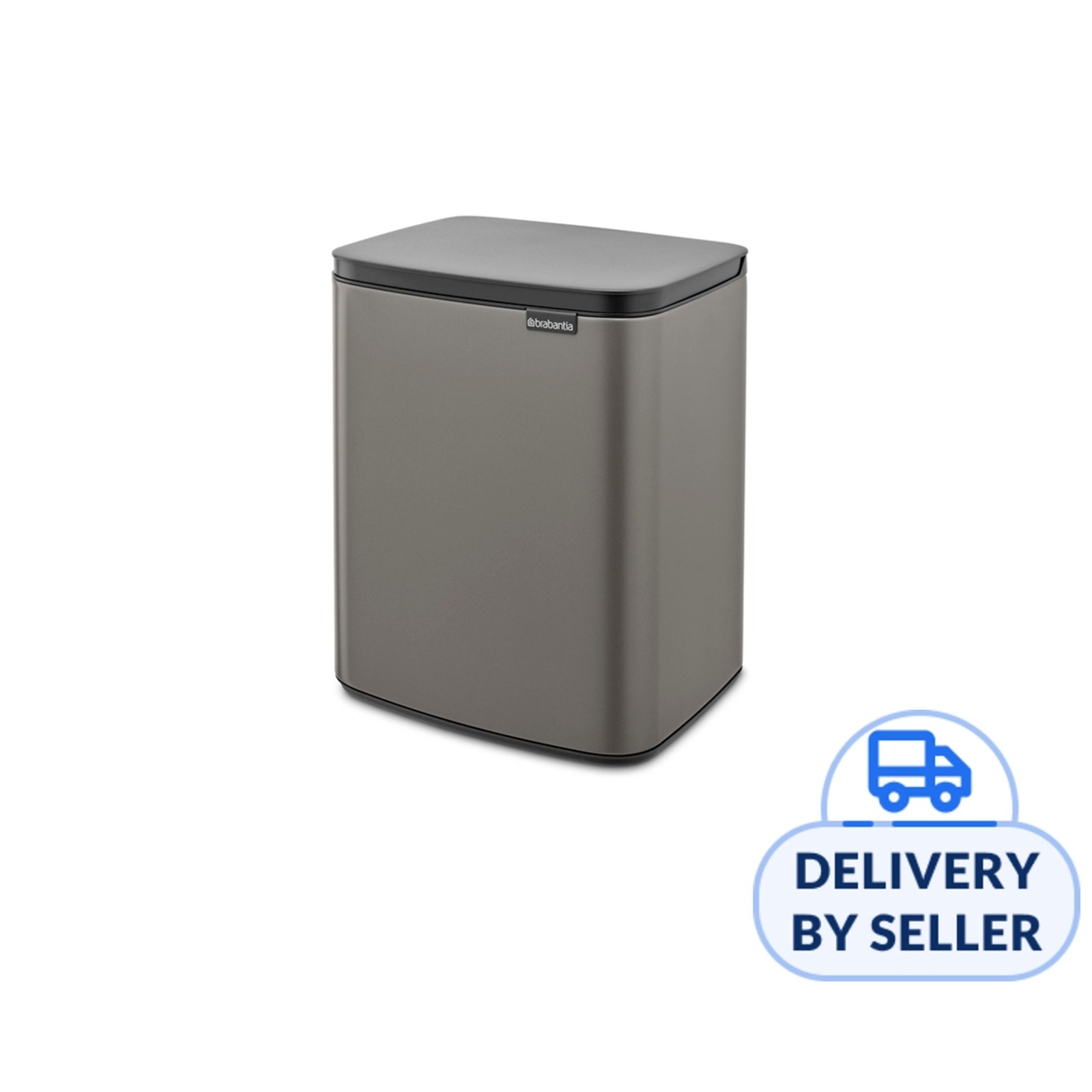 Bo Waste Bin 12L - Platinum | NTUC FairPrice