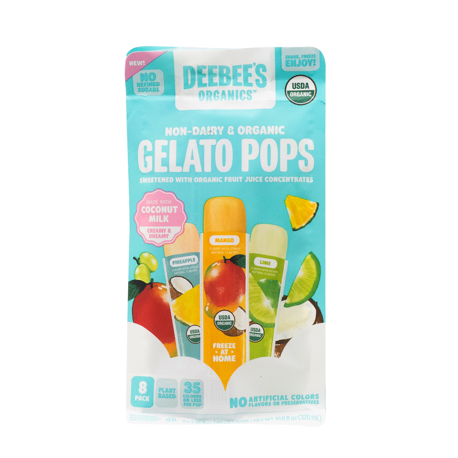 Deebee's Organic Italian Gelato Pops | NTUC FairPrice