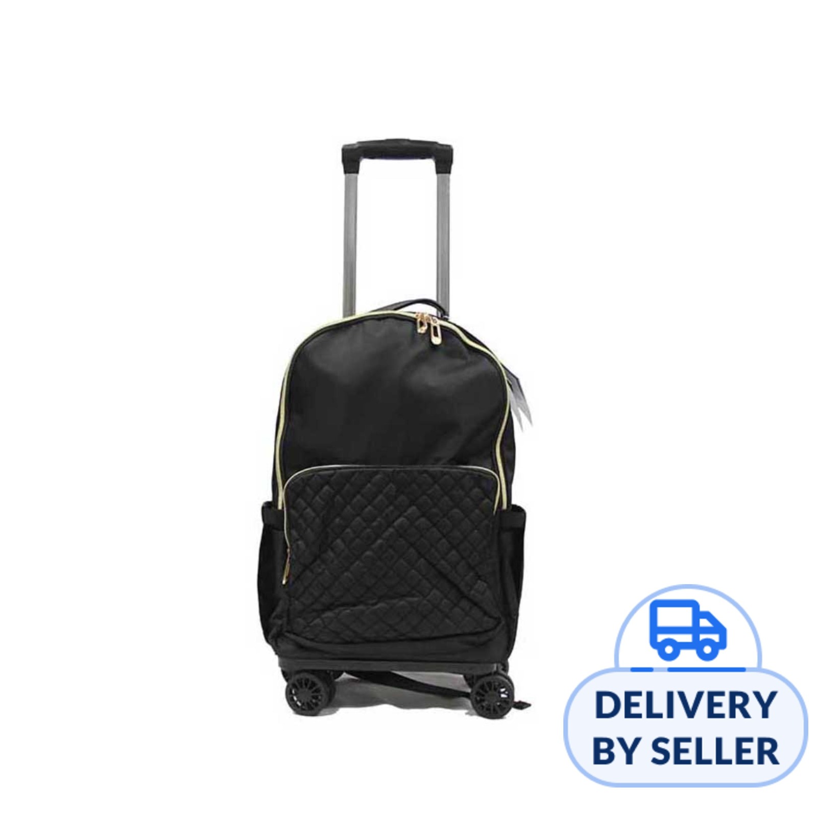 Modish 8-wheel Detachable Trolley Backpack - Black | NTUC FairPrice