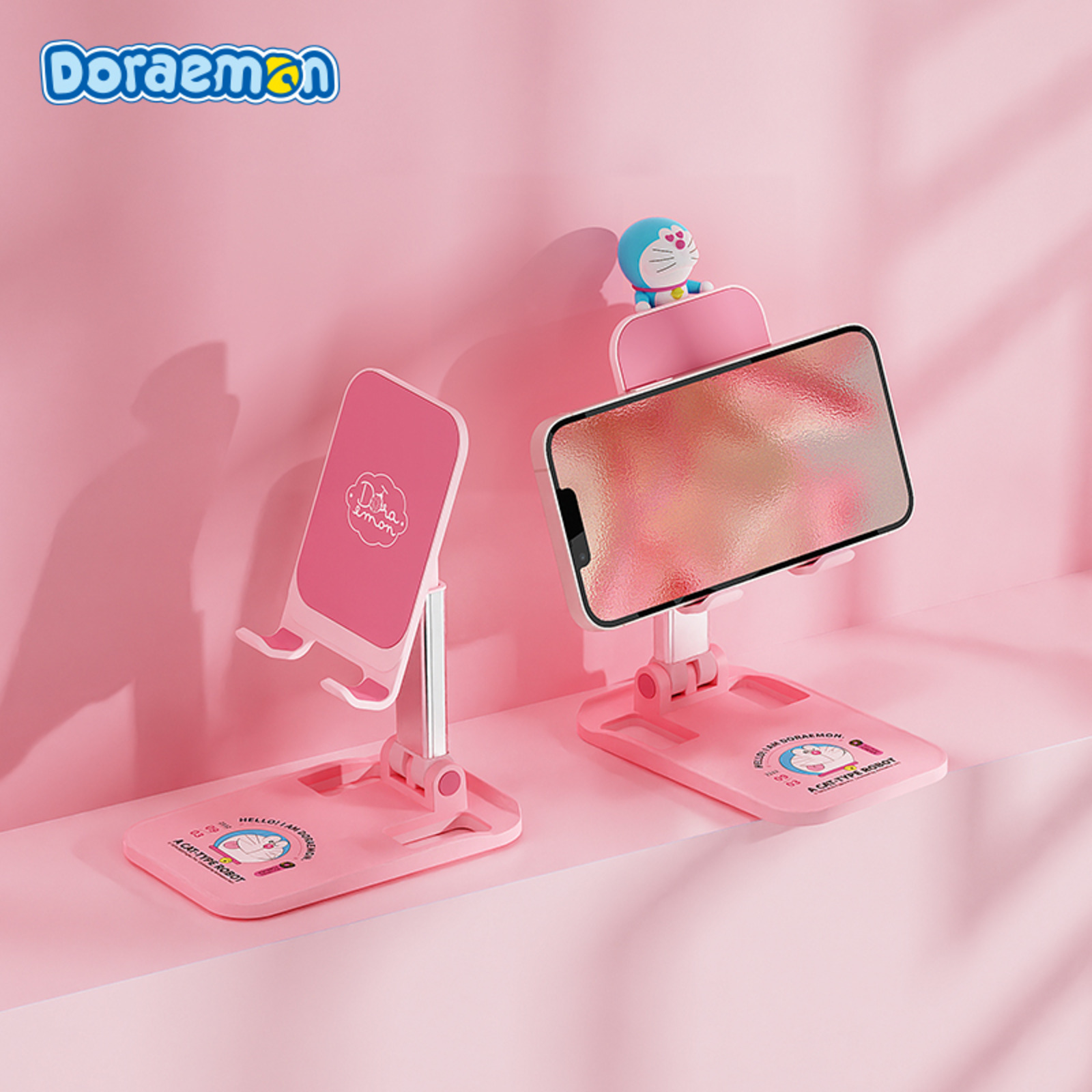 D.LAB Doraemon Phone Holder (Pink) | NTUC FairPrice