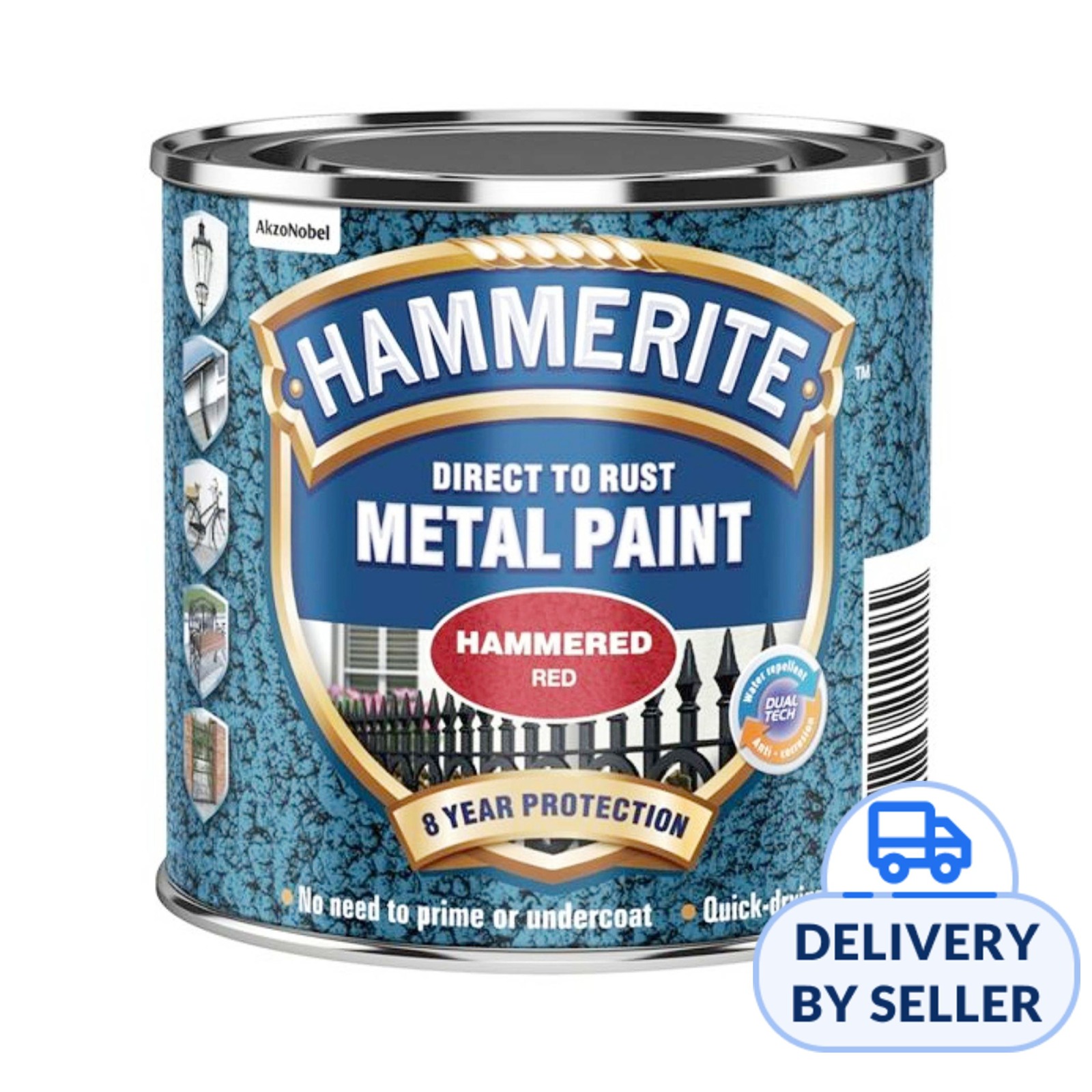 Hammerite Direct to Rust Hammered Red Metal Paint | NTUC FairPrice