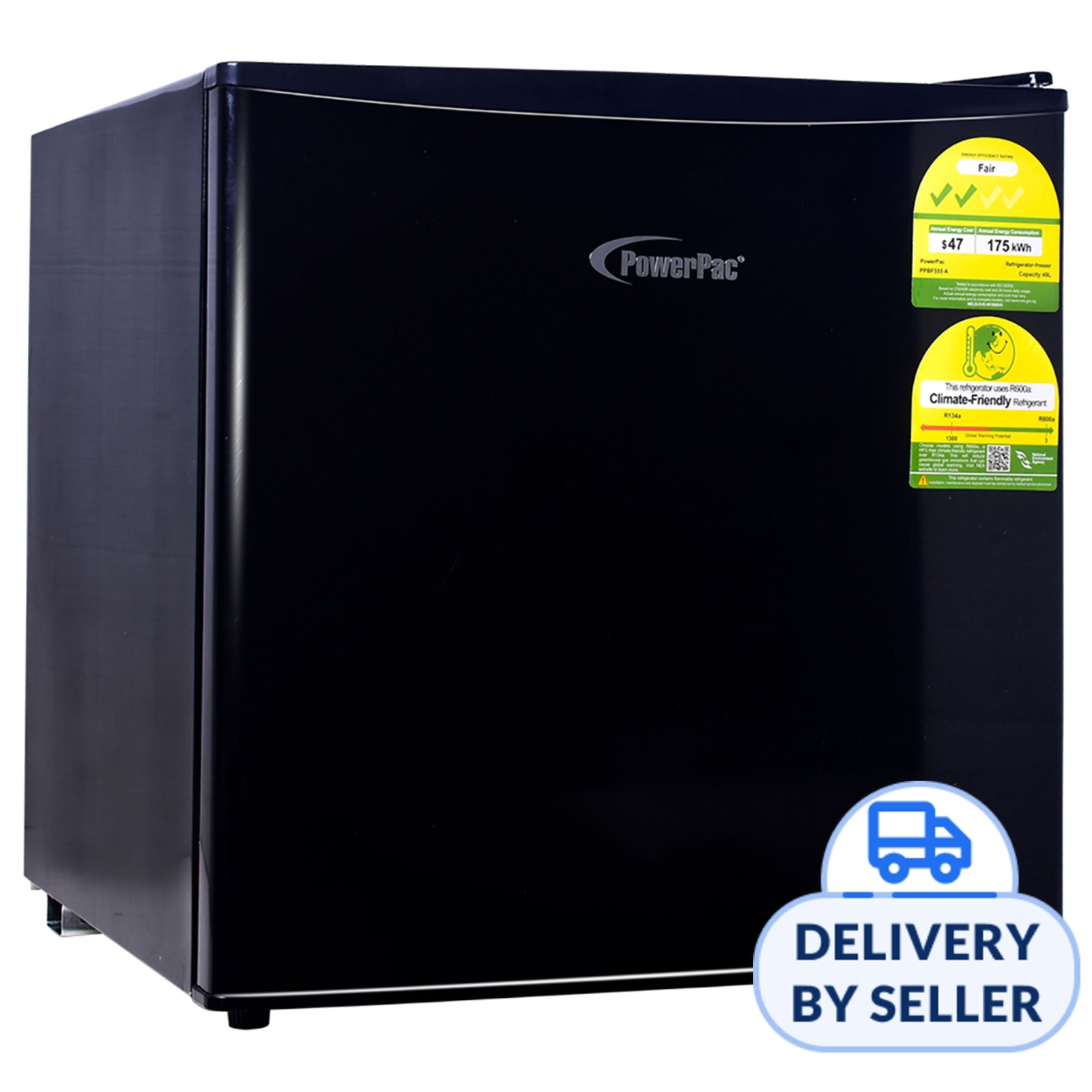 PowerPac 50L Bar Fridge with Lock (PPBF555BK) | NTUC FairPrice