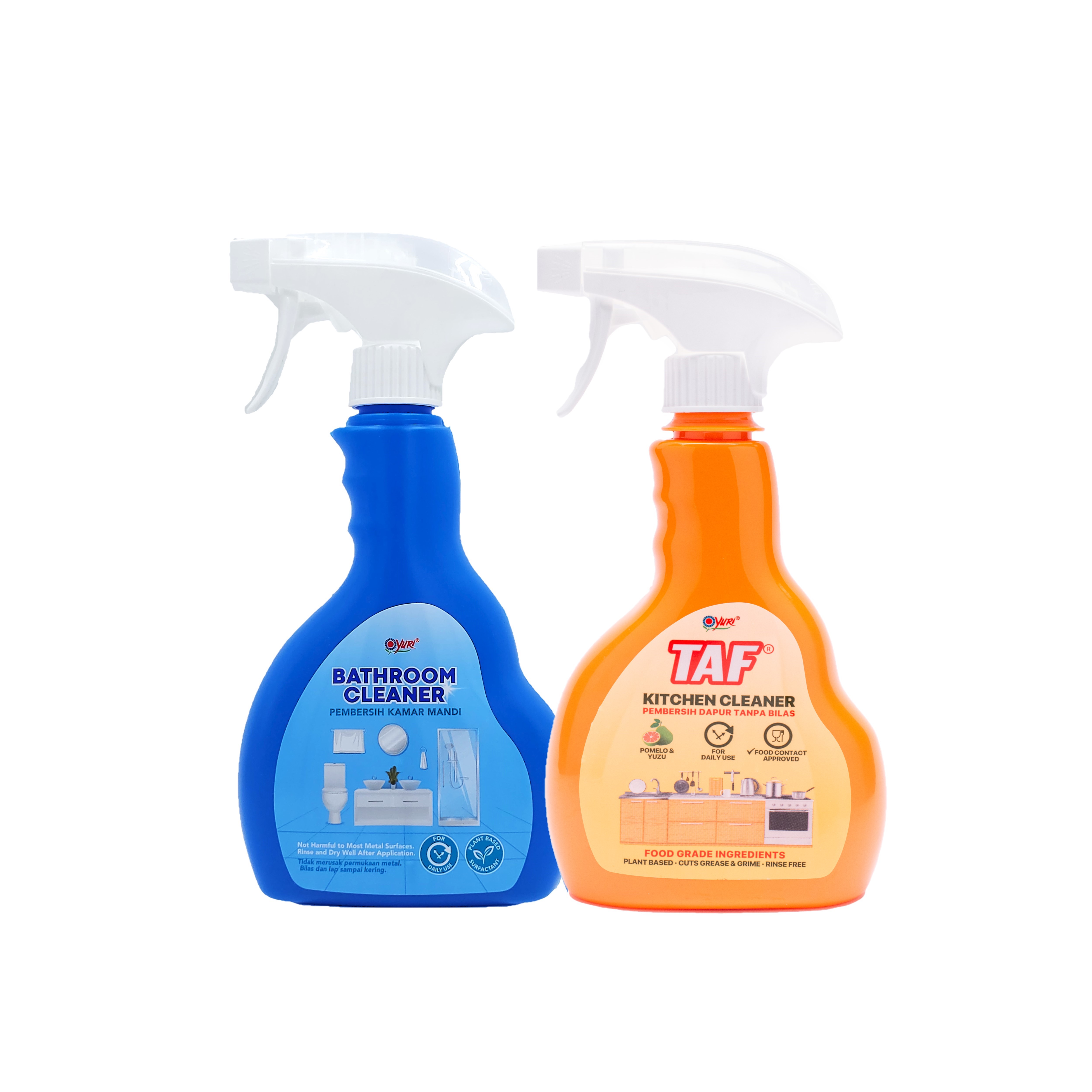 Yuri Bathroom Cleaner & Kitchen Cleaner Bundle | NTUC FairPrice