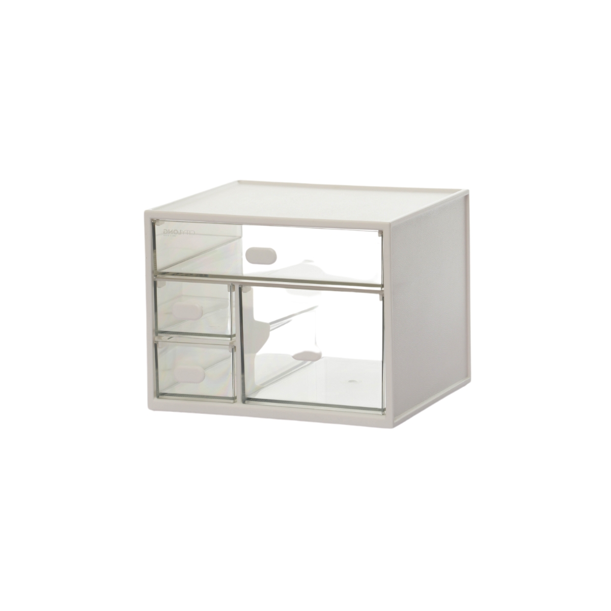 Citylife 3.5L Mini Cabinet Drawers Desk Organizer - White | NTUC FairPrice