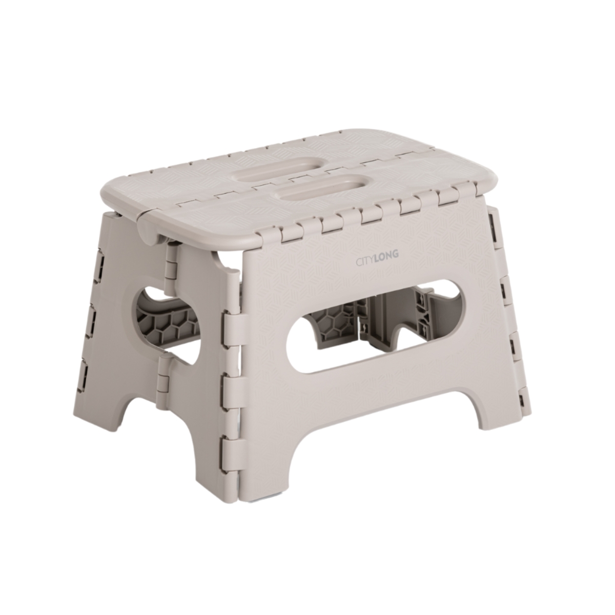Citylife Foldable Stool Chair - Ice Grey | NTUC FairPrice