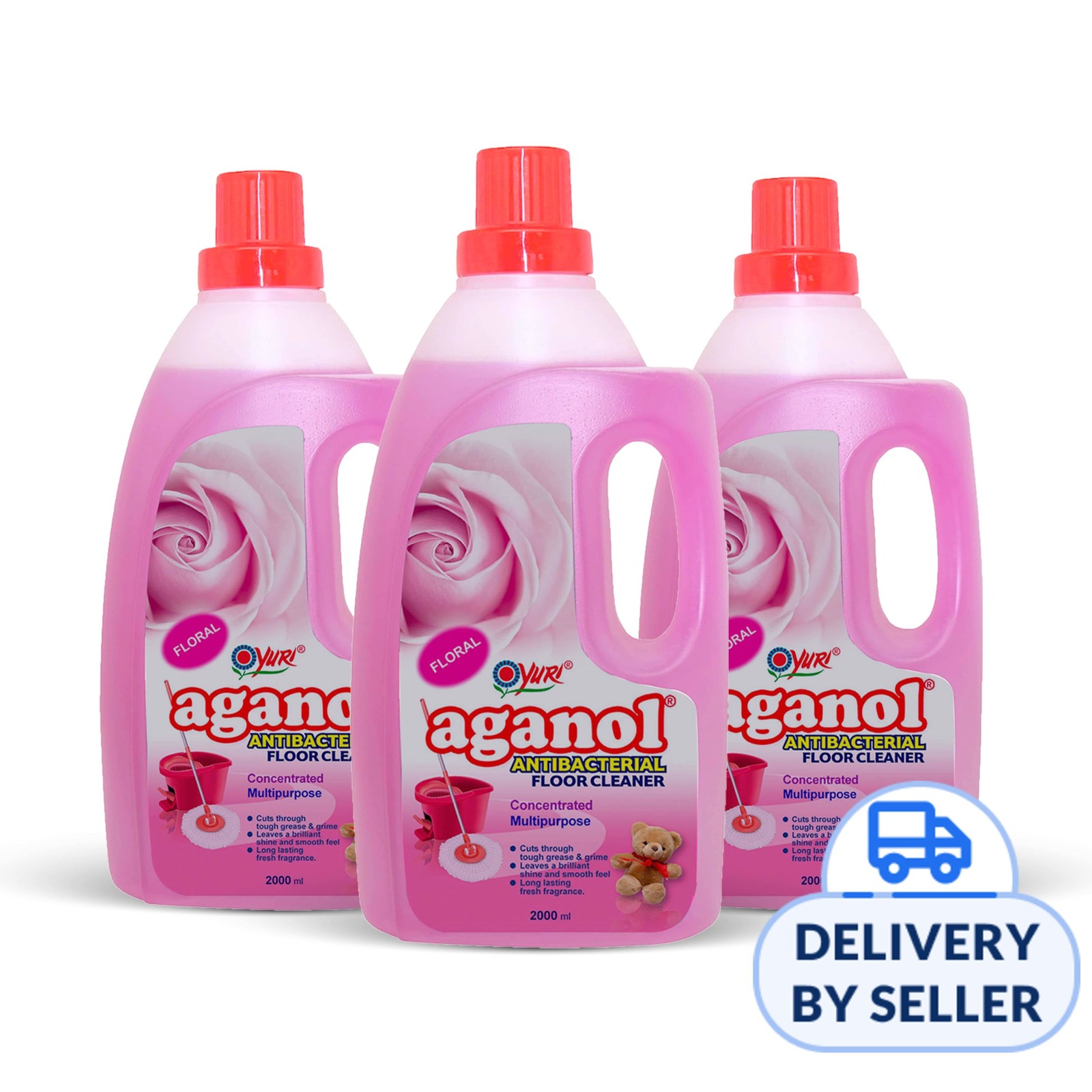 Yuri Aganol Antibacterial Floor Cleaner Floral | NTUC FairPrice