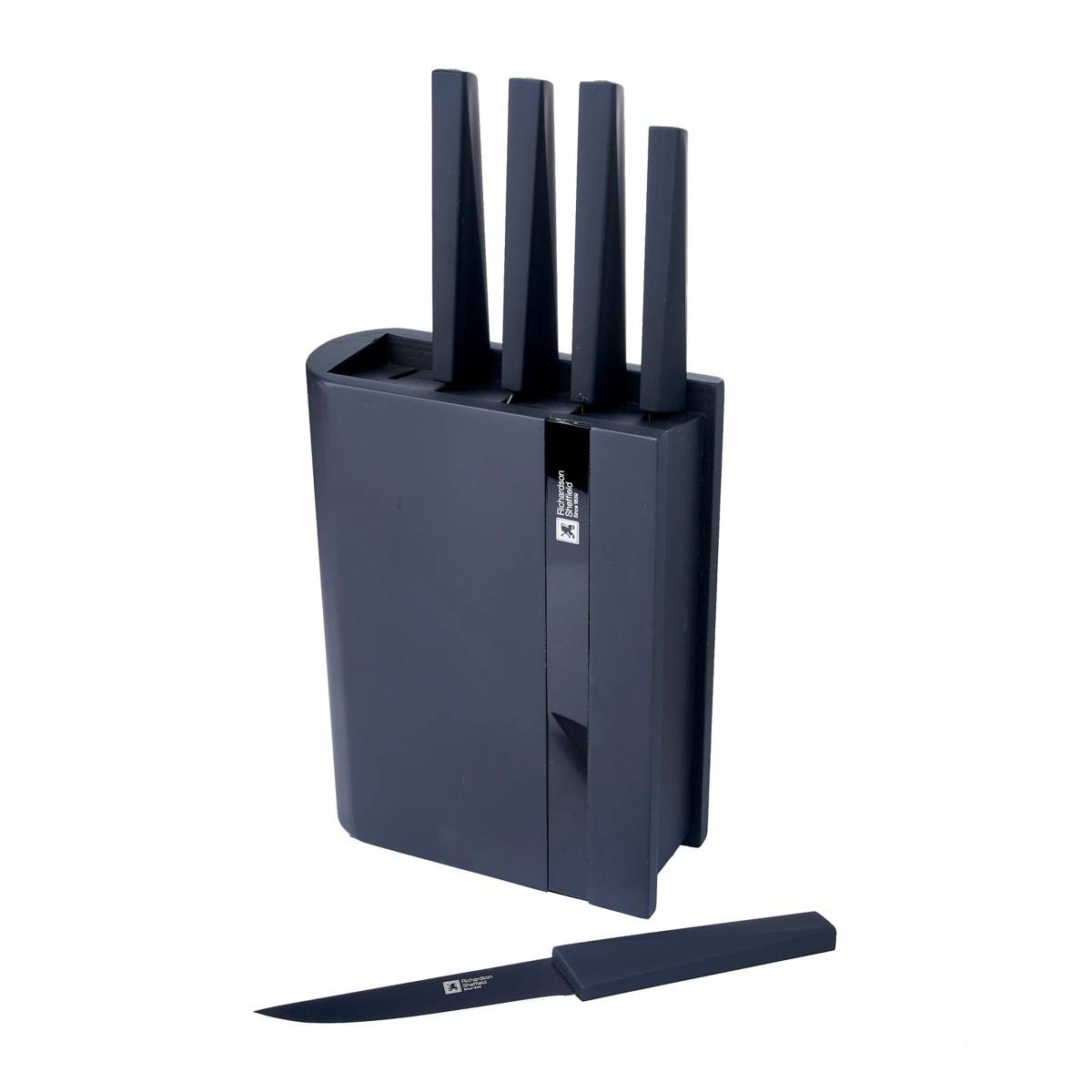 Amefa Edge 5-Piece Knife Set With Block | NTUC FairPrice