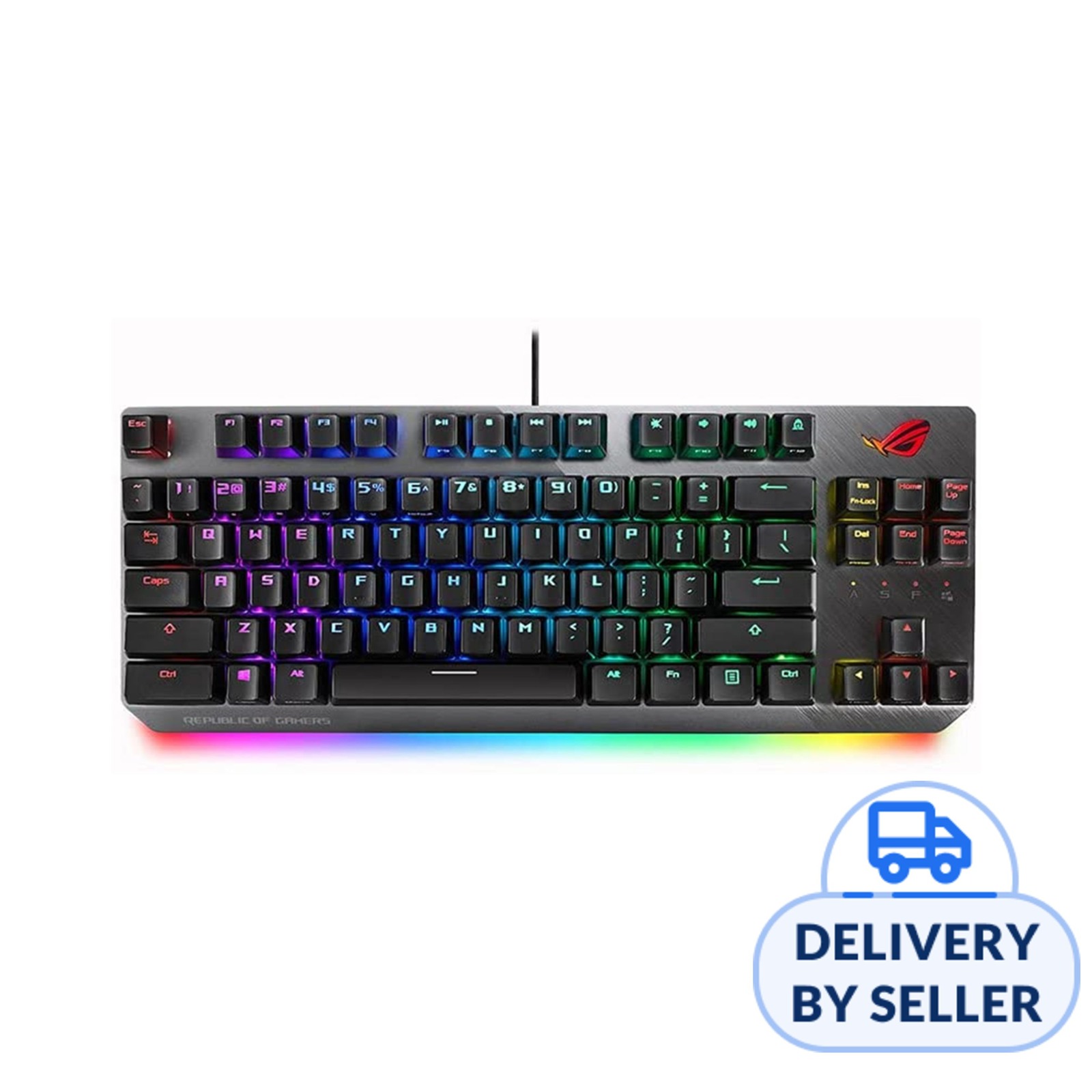 Asus Rog Strix Scope TKL Deluxe Rgb Mechanical Keyboard SIL | NTUC ...