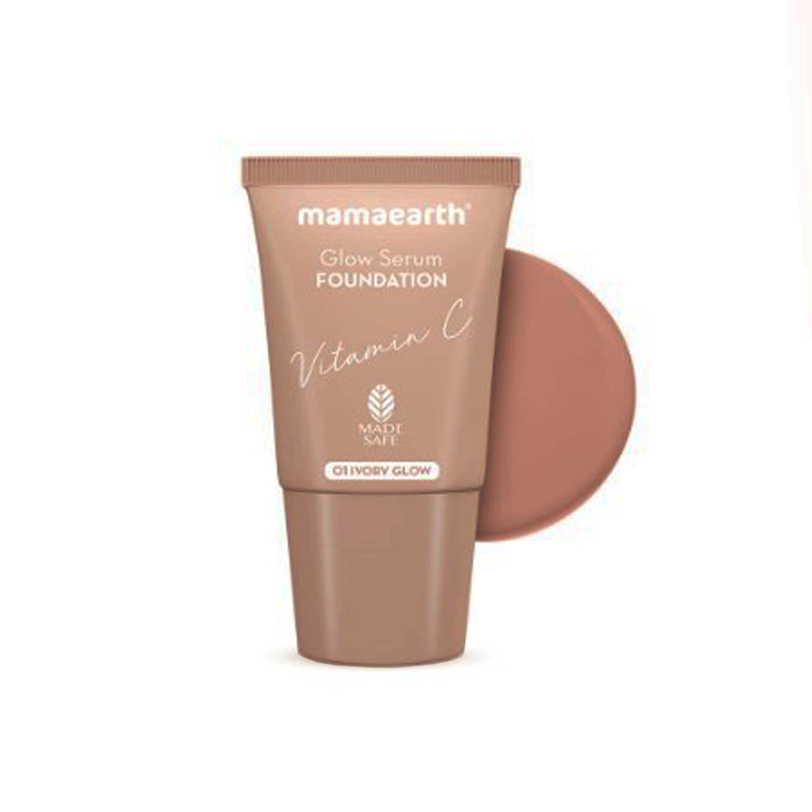 Mamaearth Glow Serum Foundation Mini Tube - Ivory Glow | NTUC FairPrice