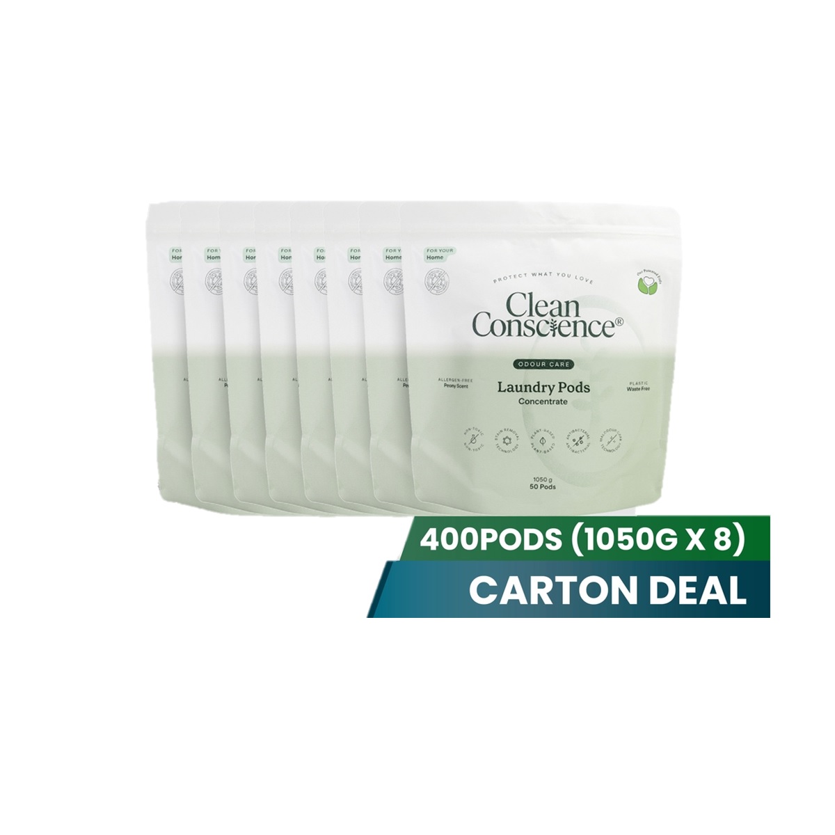 Clean Conscience 5 in 1 Laundry Pods Odour Care | NTUC FairPrice