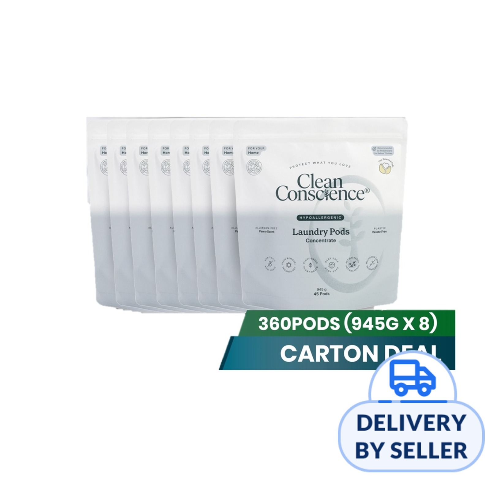 Clean Conscience 5 in 1 Laundry Pods Hypoallergenic | NTUC FairPrice