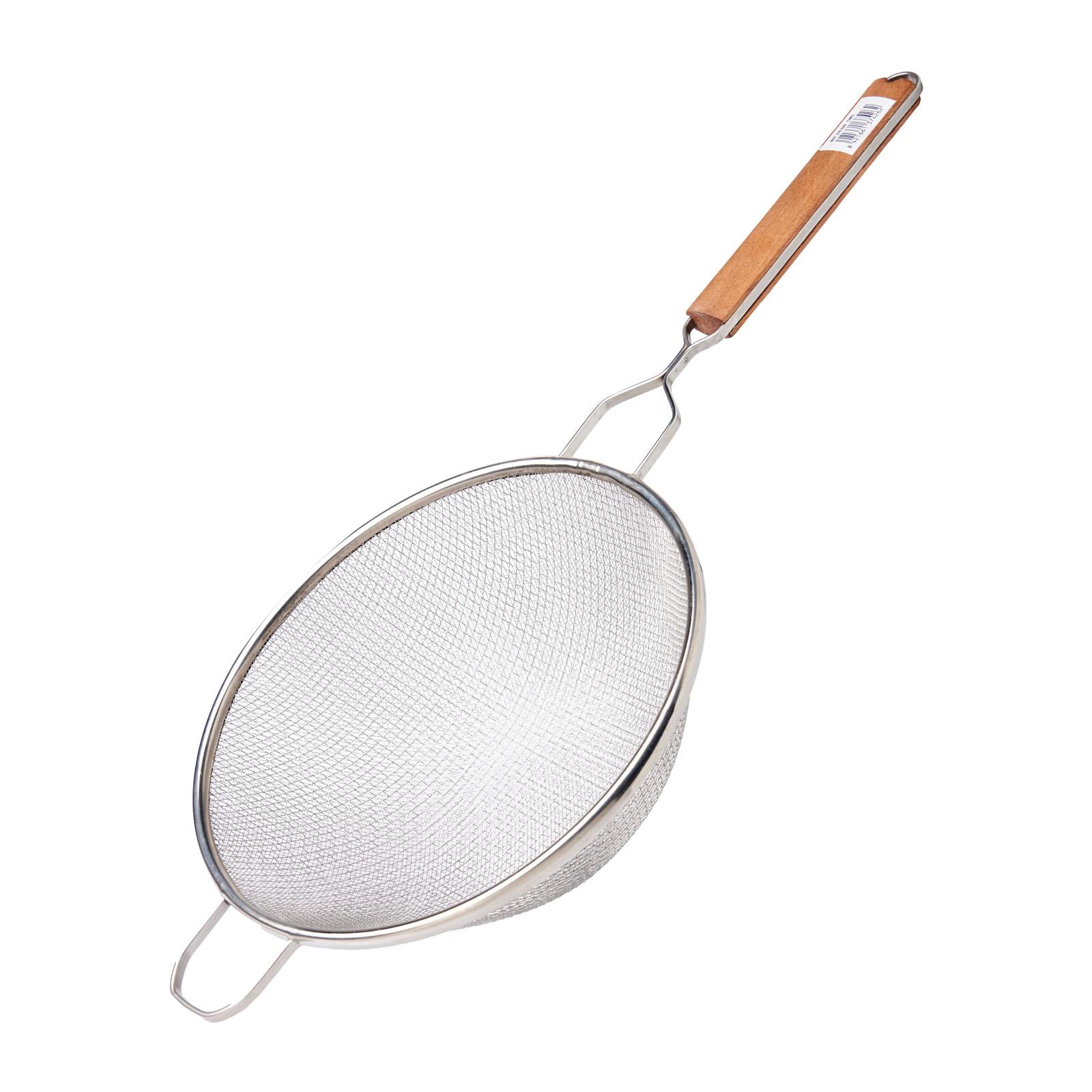 Pujadas Stainless Steel Bowl Strainer 26Cm With Wood Handle | NTUC ...