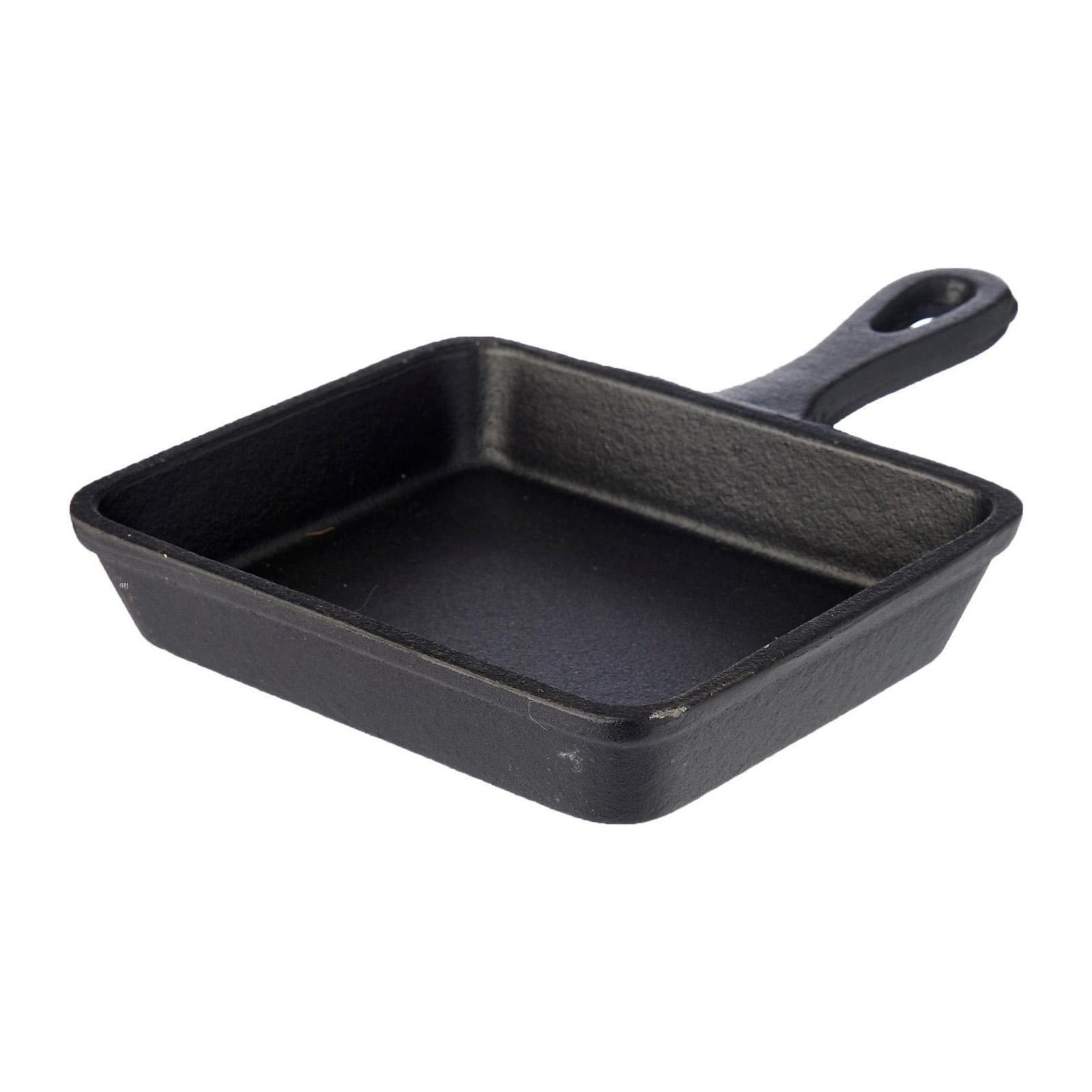 Pujadas Mini Cast Iron Fry Pan Oblong 127 x 105 x 25MM | NTUC FairPrice