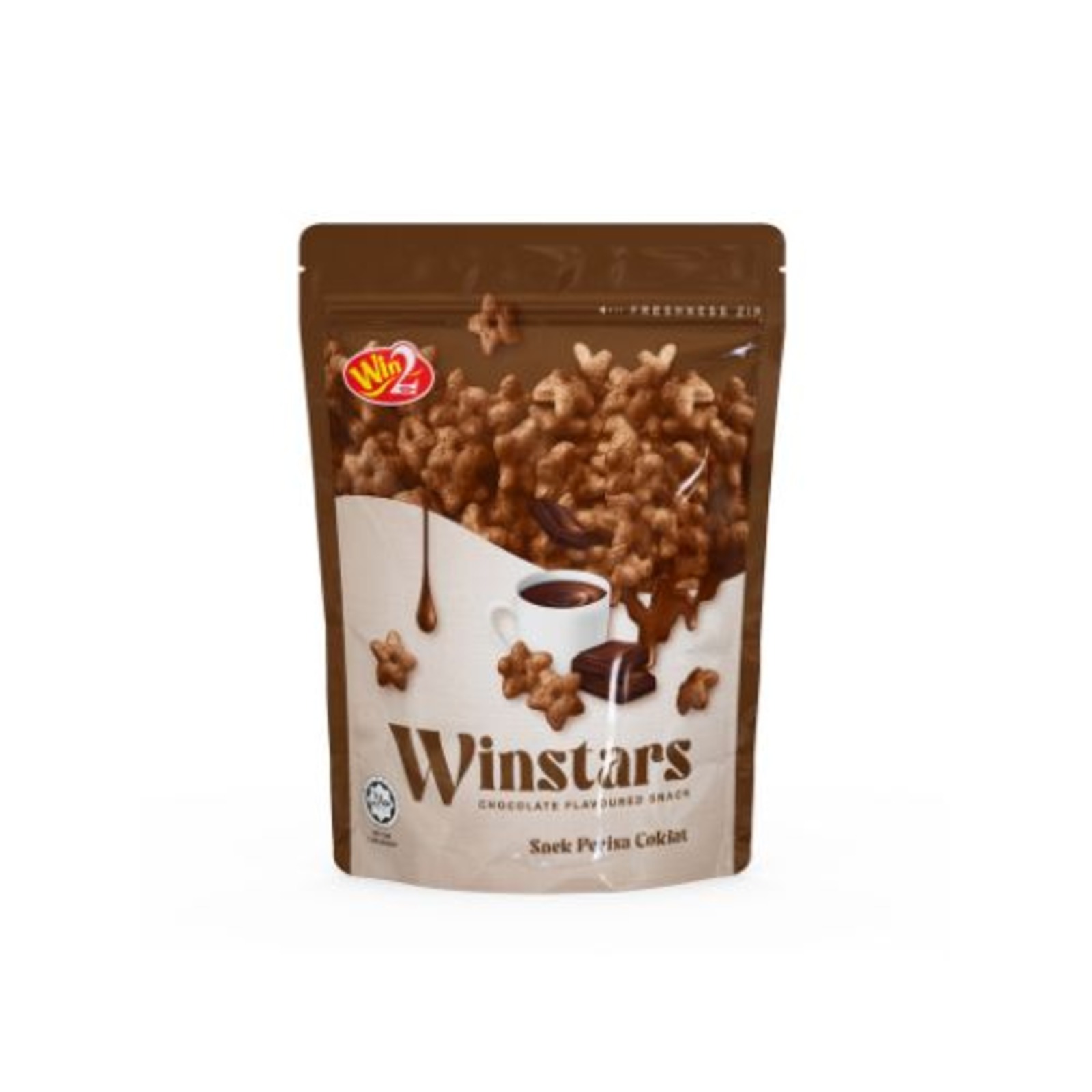 Win2 Winstars Chocolate Flavored Snack | NTUC FairPrice
