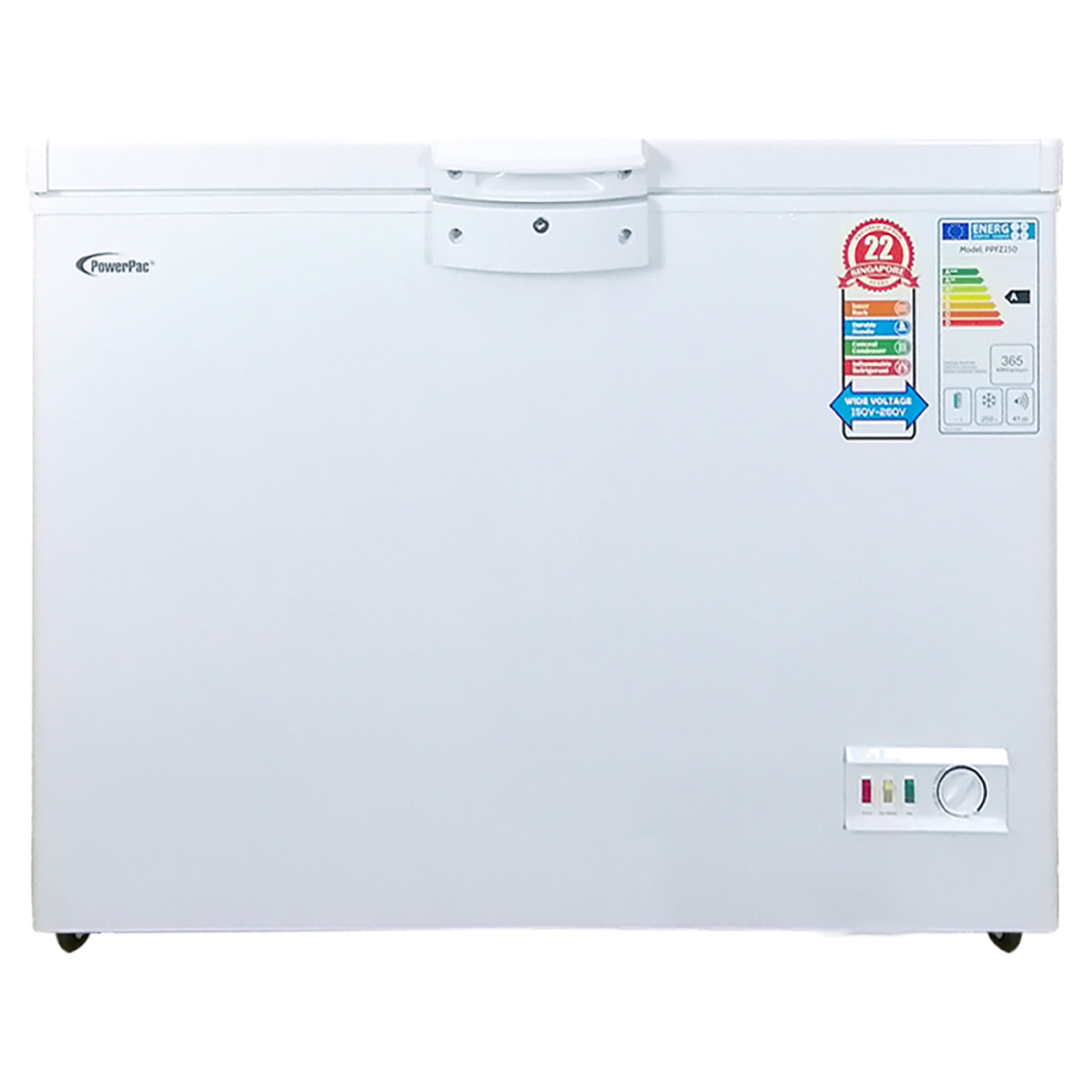 PowerPac Chest Freezer 250L (PPFZ250) | NTUC FairPrice