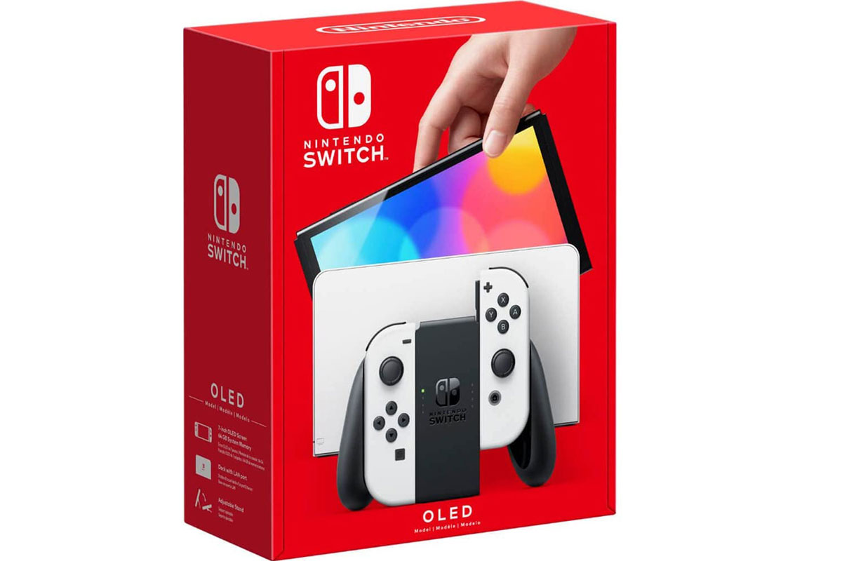 Nintendo Switch OLED Console (White) | NTUC FairPrice