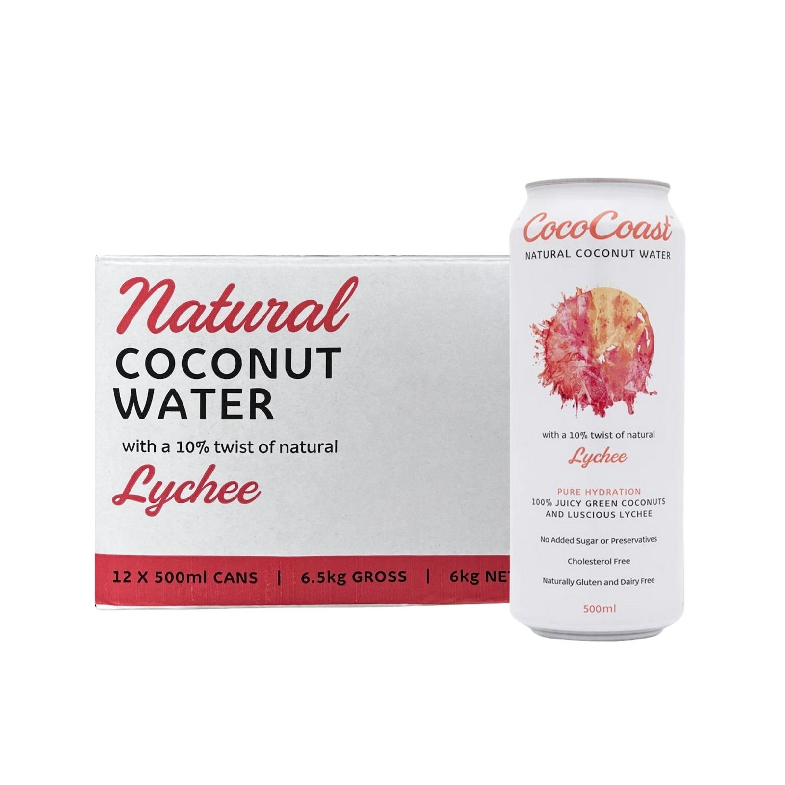 CocoCoast Natural Coconut Water with Lychee (CTN) | NTUC FairPrice