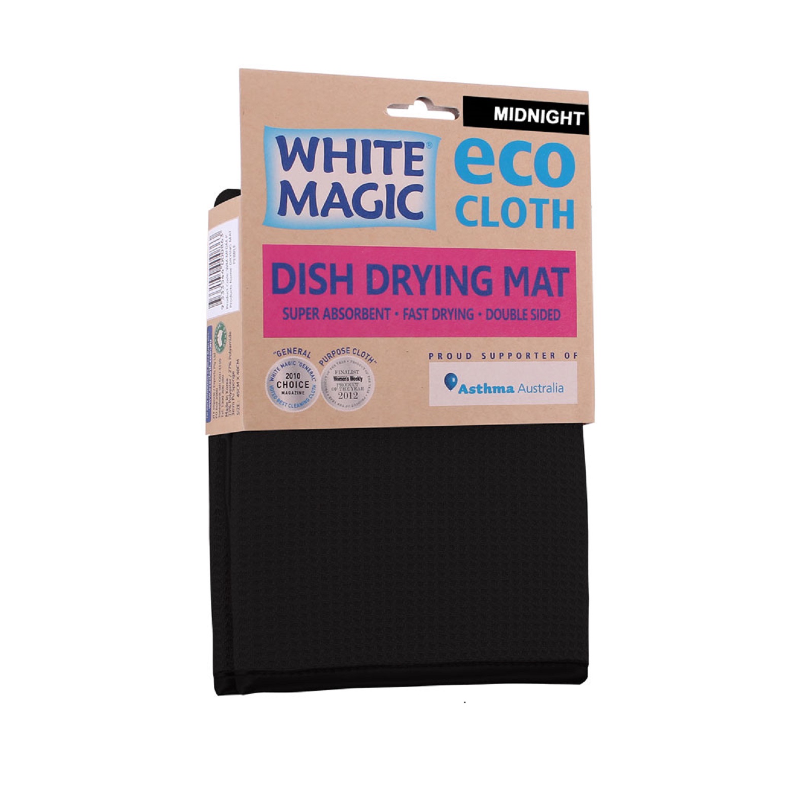 Eco Cloth Anti-Bacterial Dish Drying Mat - Midnight | NTUC FairPrice