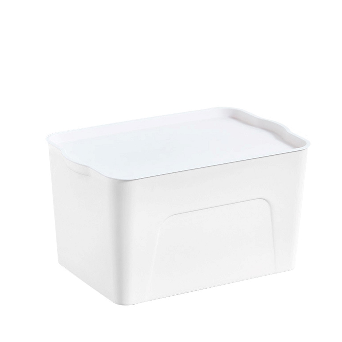 Morilins White Stackable Lidded Plastic Storage Box - XL | NTUC FairPrice