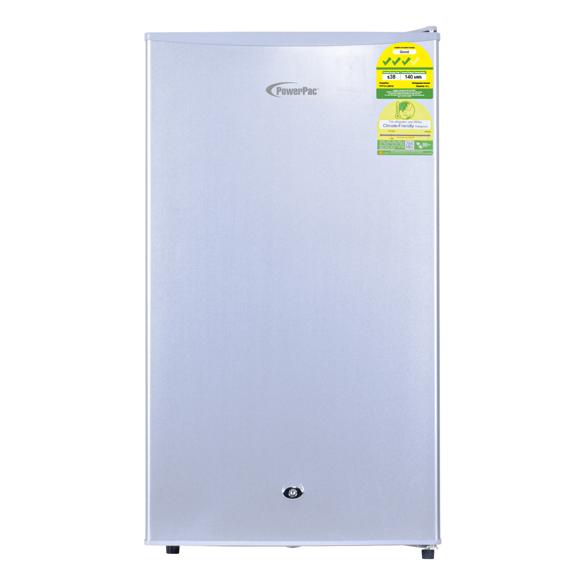 PowerPac (PPF105) Bar Fridge 105L - Silver | NTUC FairPrice
