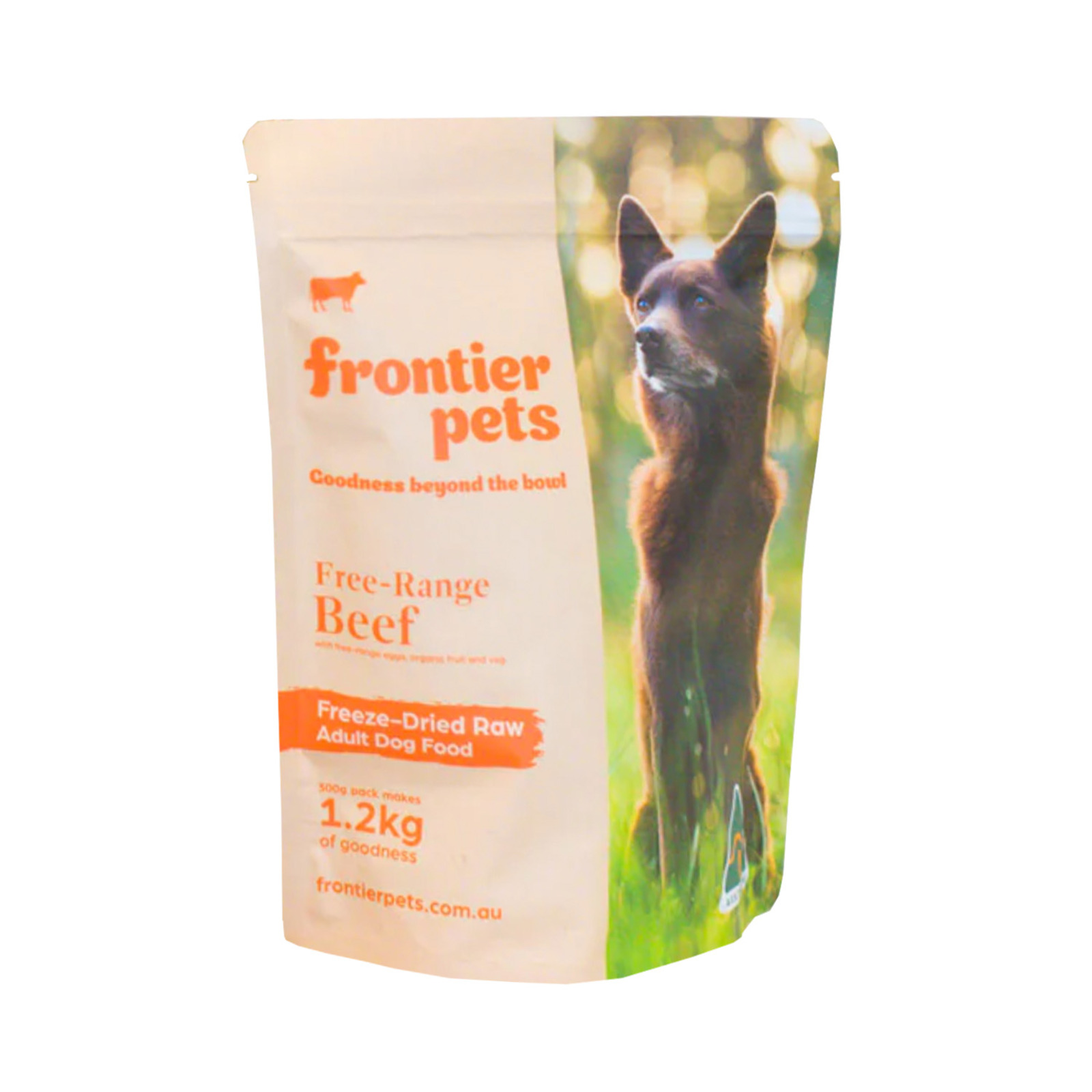 Frontier Free-Range Freeze-Dried Raw Beef Adult Dog Food | NTUC FairPrice