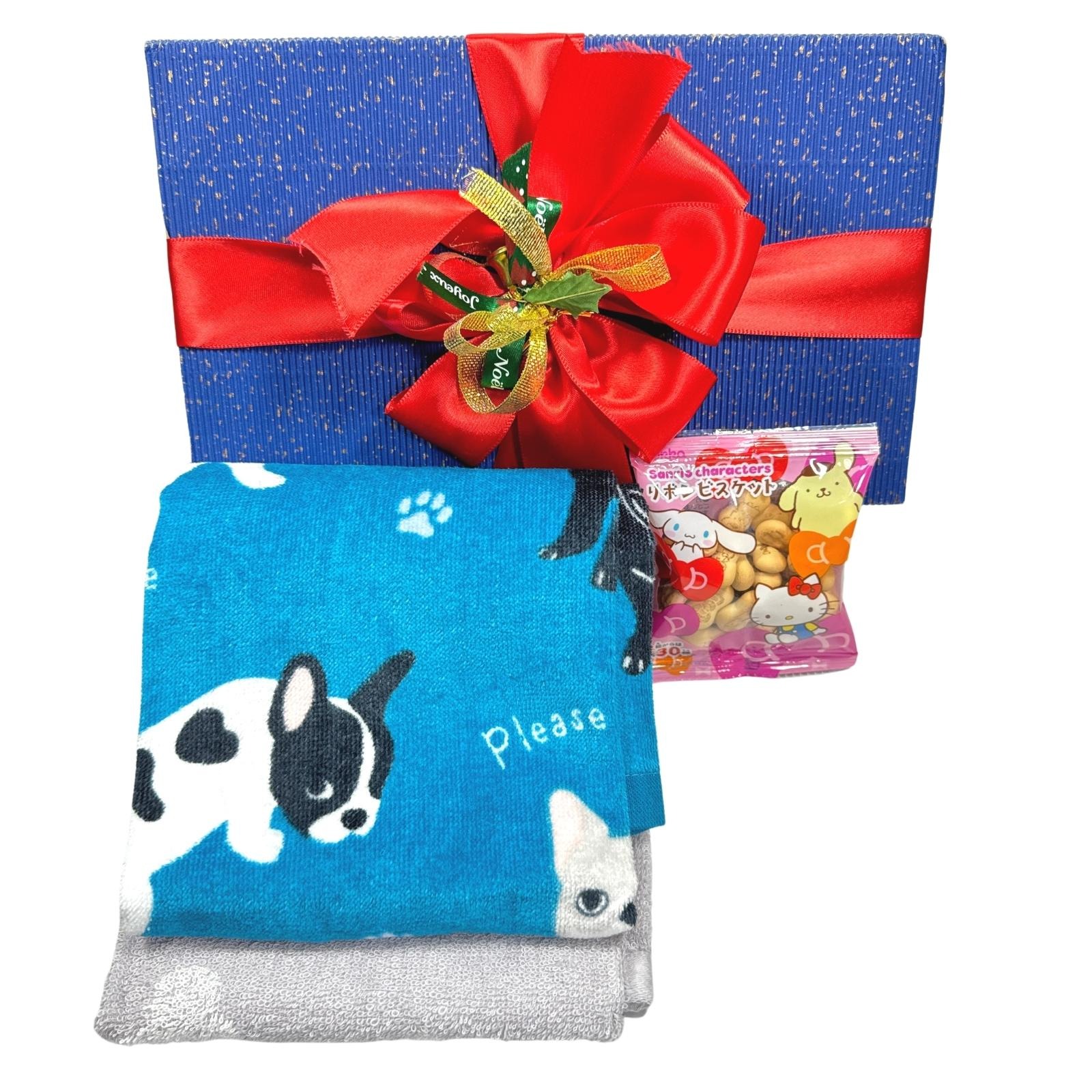 Ssh Giftset-French Bulldog Set (2Pcs) Face Towel & Biscuits | NTUC ...