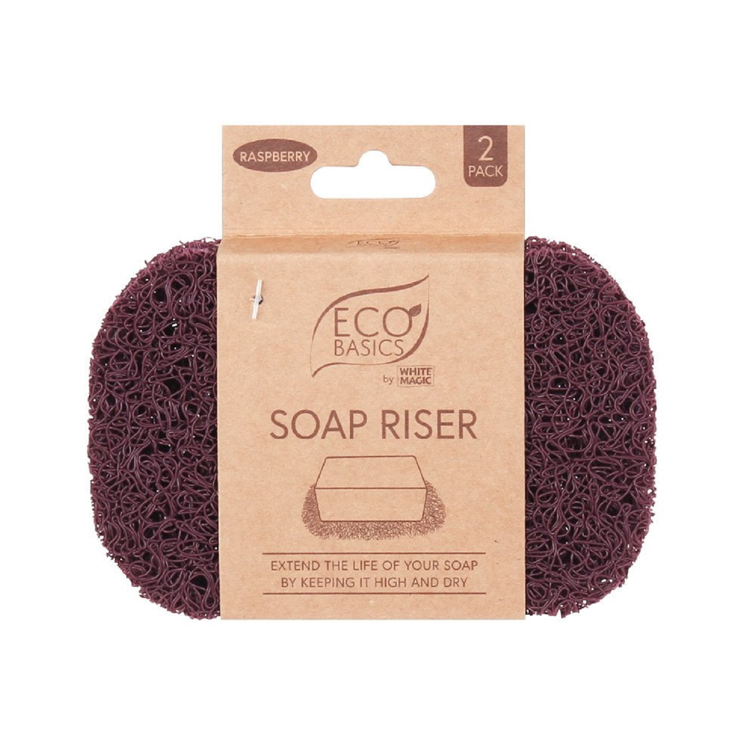 White Magic Eco Basics Soap Riser Raspberry Extends Soap Life | NTUC ...